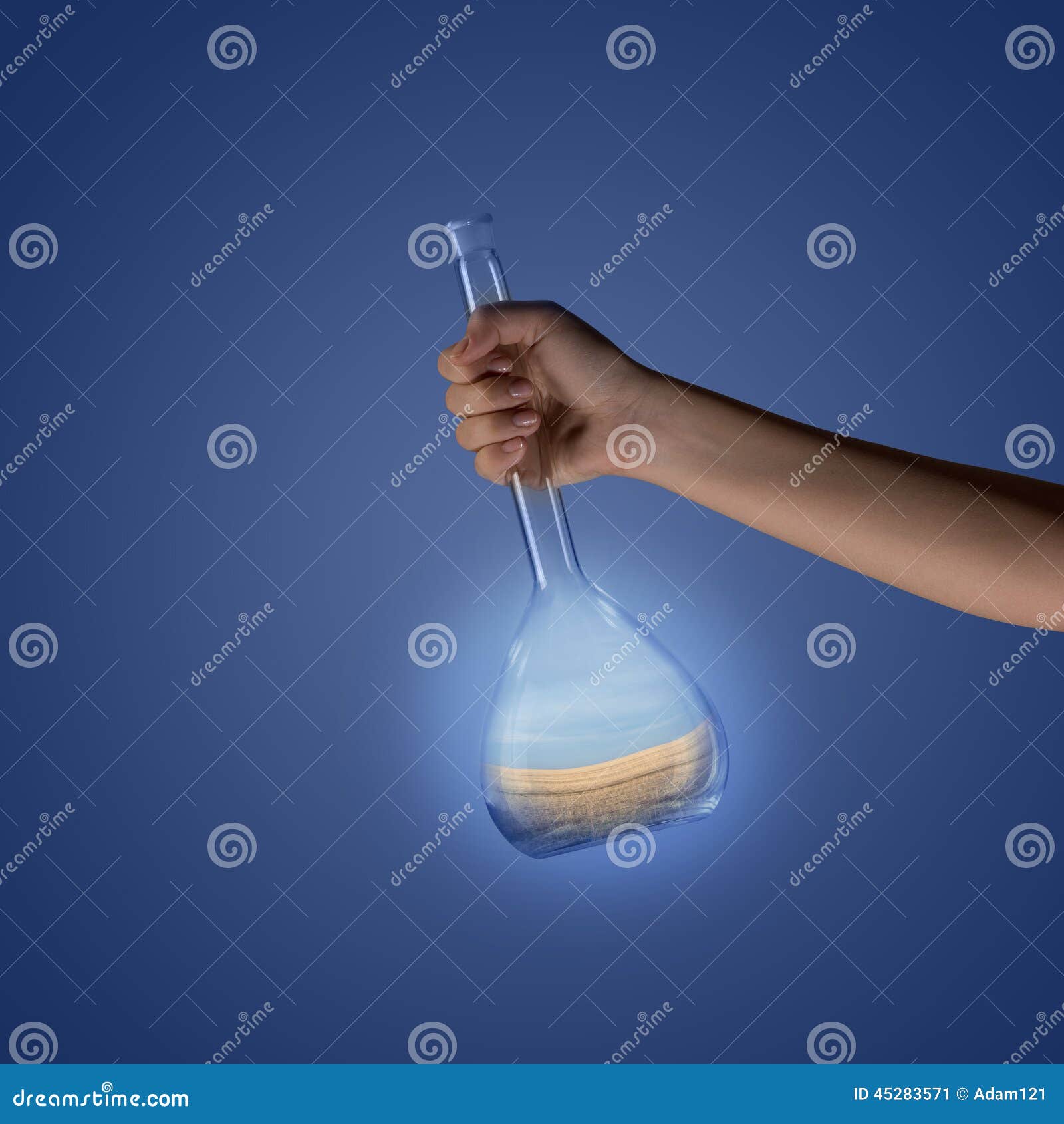 Hand holding tube stock image. Image of growth, development - 45283571