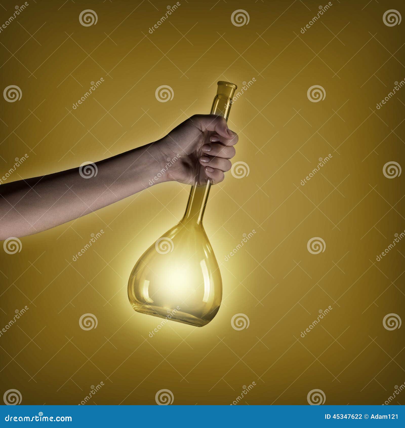 Hand holding tube stock photo. Image of organic, biology - 45347622
