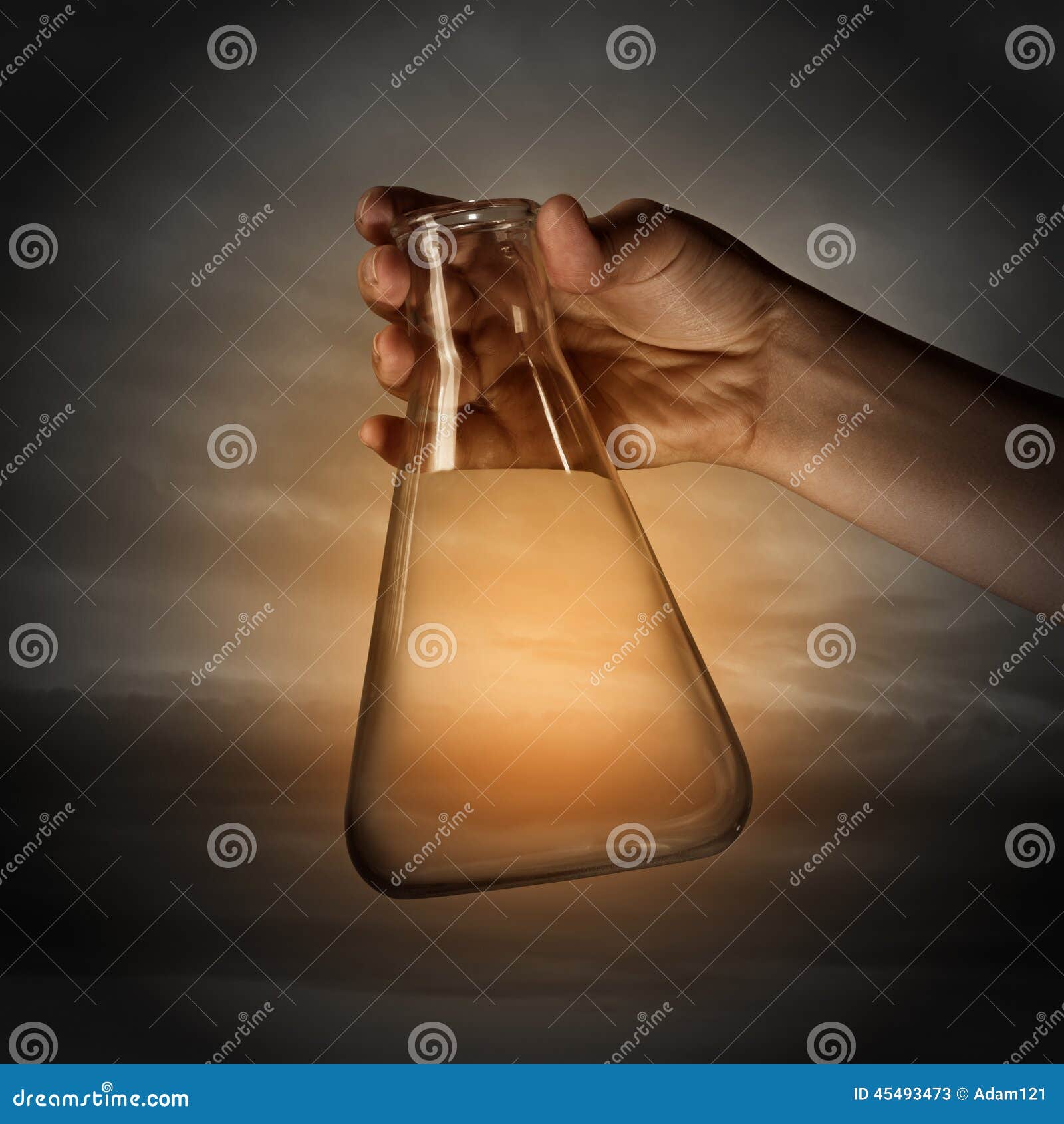 Hand holding tube stock image. Image of chemistry, scientific - 45493473
