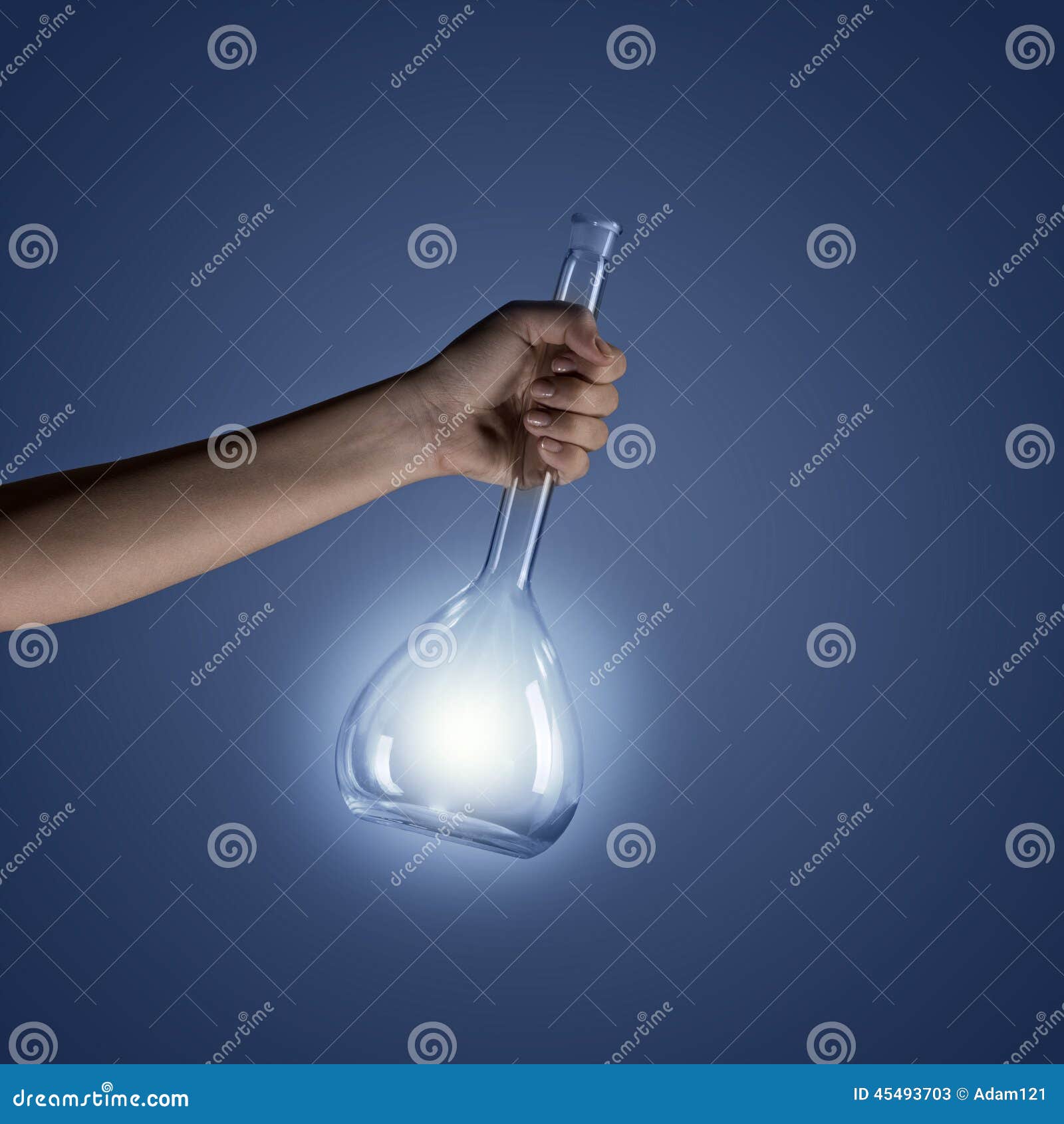 Hand holding tube stock image. Image of biochemist, experiment - 45493703