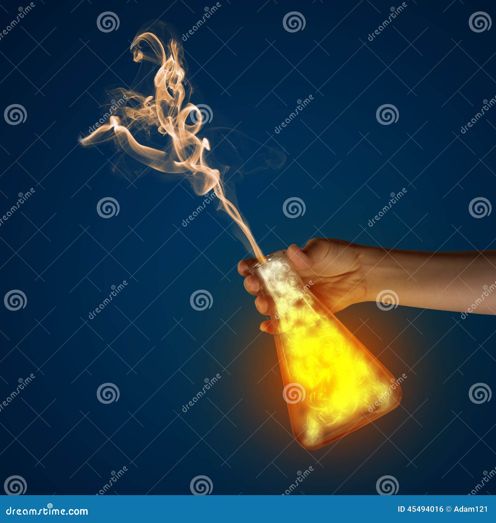Hand holding tube stock photo. Image of chemist, life - 45494016