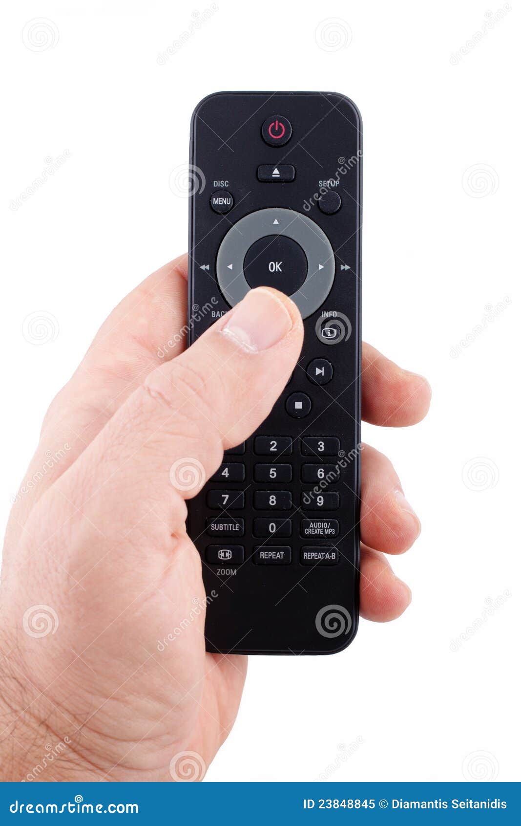 Hand Holding TV Remote Control Royalty Free Stock Photo - Image: 23848845