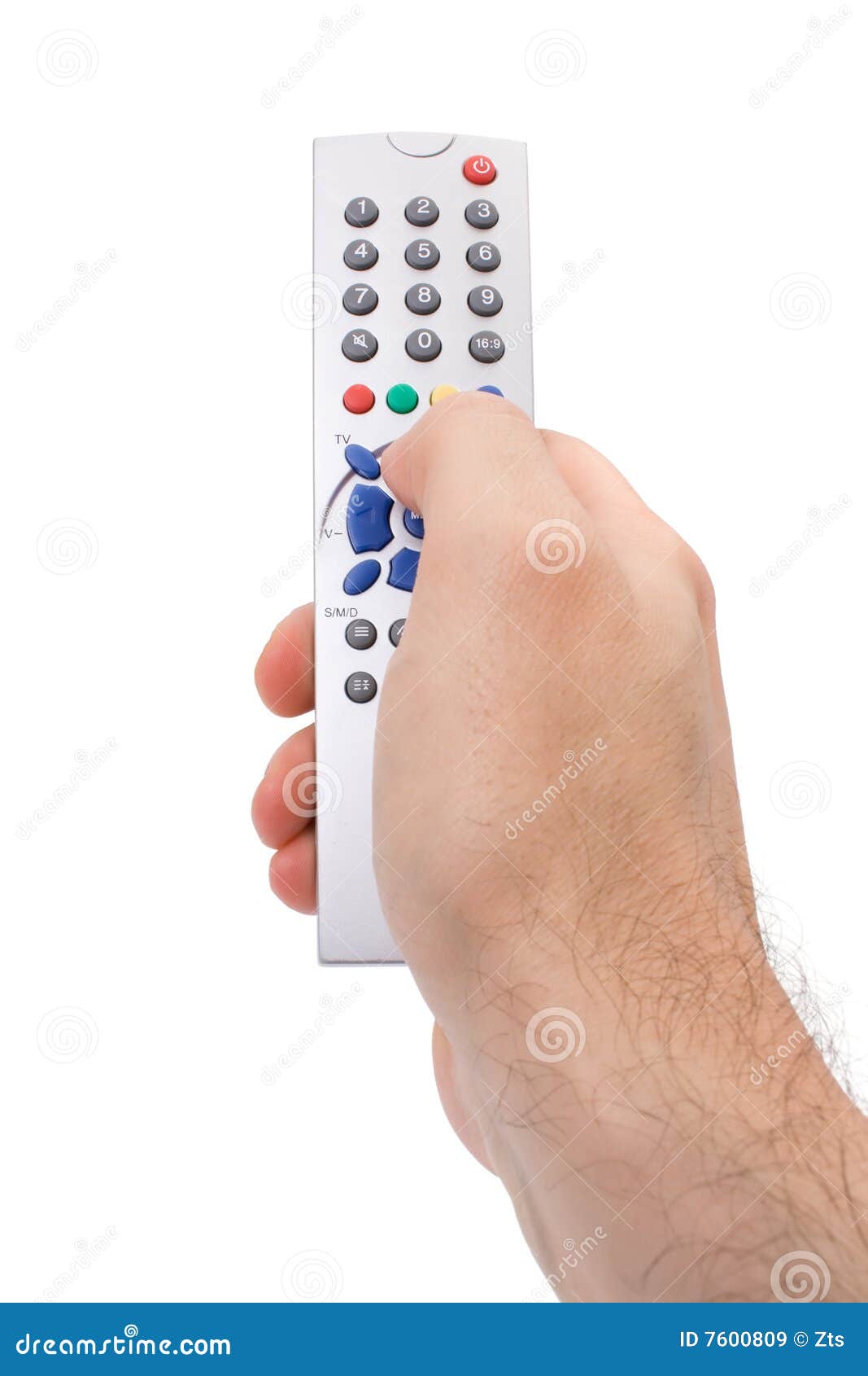 Hand Holding a TV Remote Control Stock Image - Image of entertainment ...
