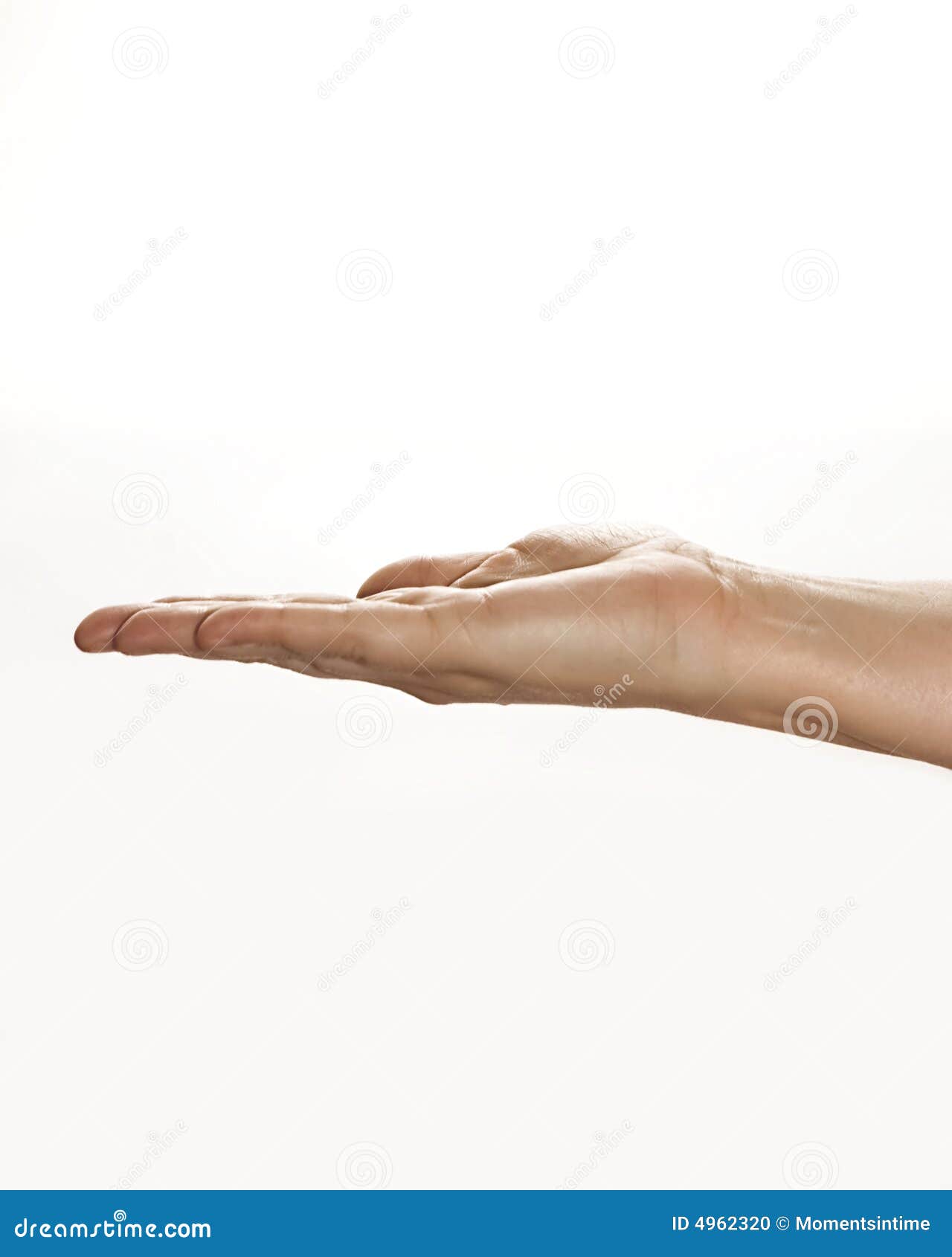 Hand Holding Unseen Object stock photo. Image of invisible - 4962320