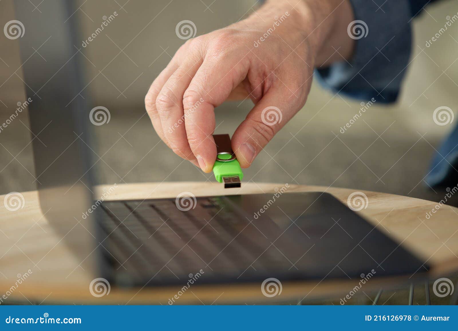 Hand Holding Up Flash Drive Stock Photo - Image of human, accessory ...