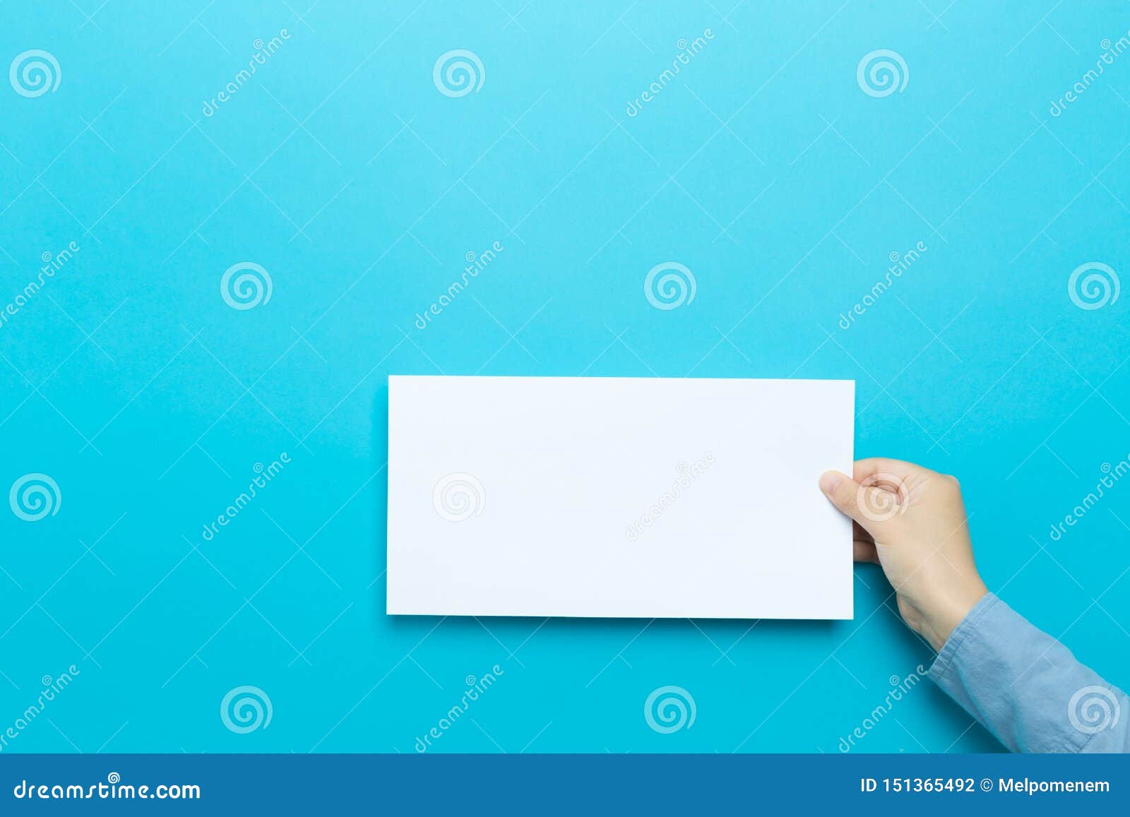 Hand Holding Up a Note Card Stock Photo - Image of business, paper ...