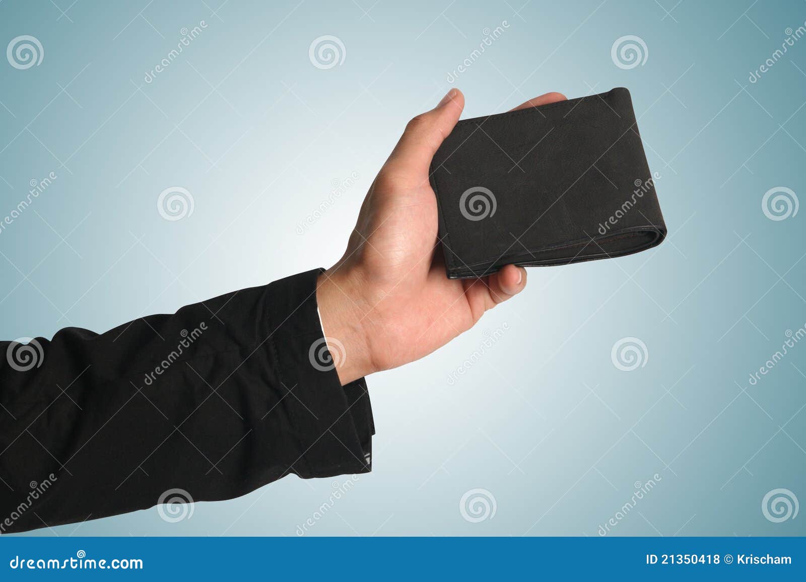 Hand holding wallet stock photo. Image of hands, finger - 21350418