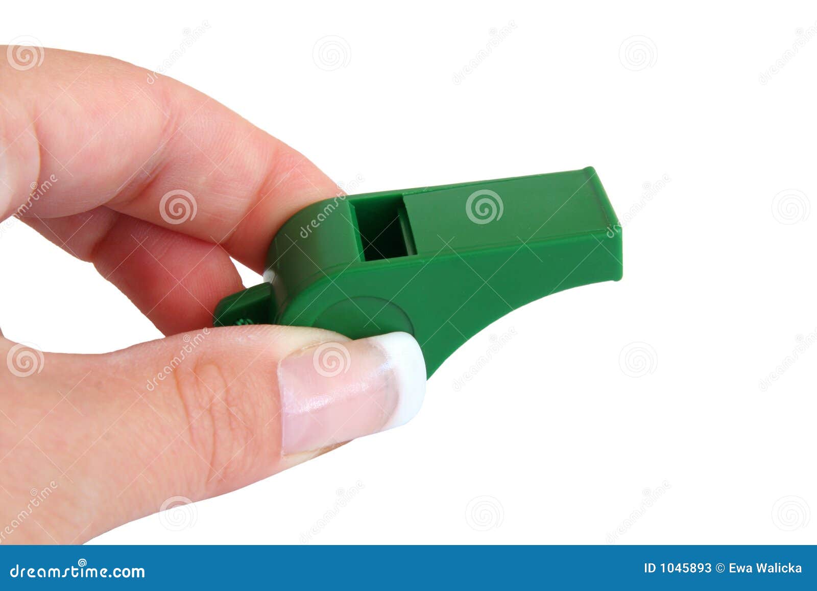 Hand holding whistle stock image. Image of fingers, female - 1045893