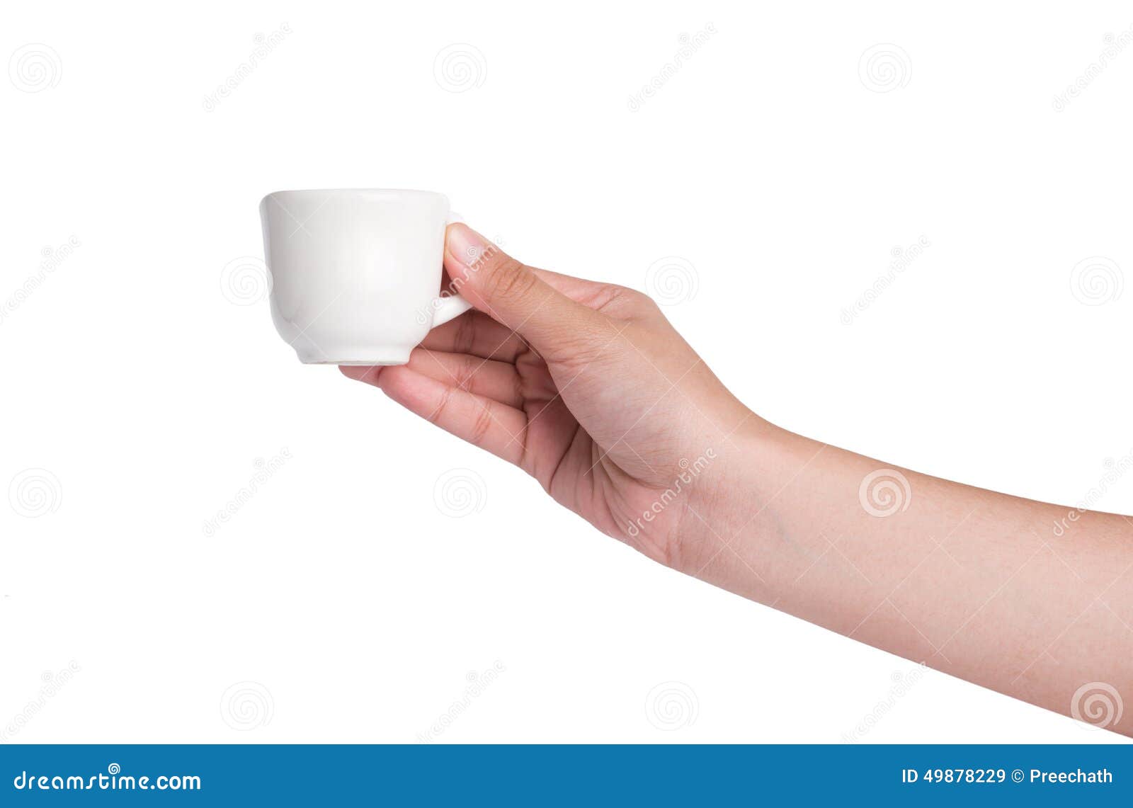 Hand Holding a White Cup of Tea Stock Image - Image of china, hand ...
