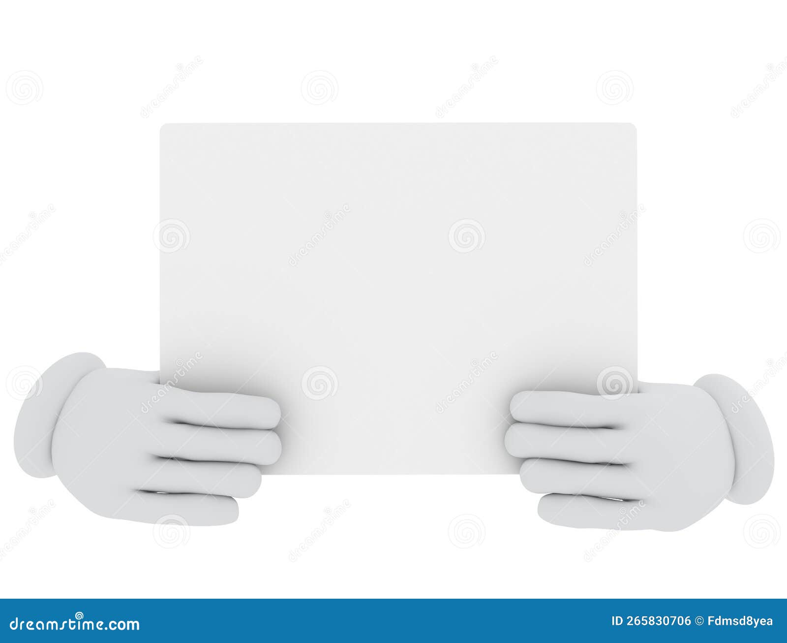 Hand holding whiteboard stock illustration. Illustration of draw ...