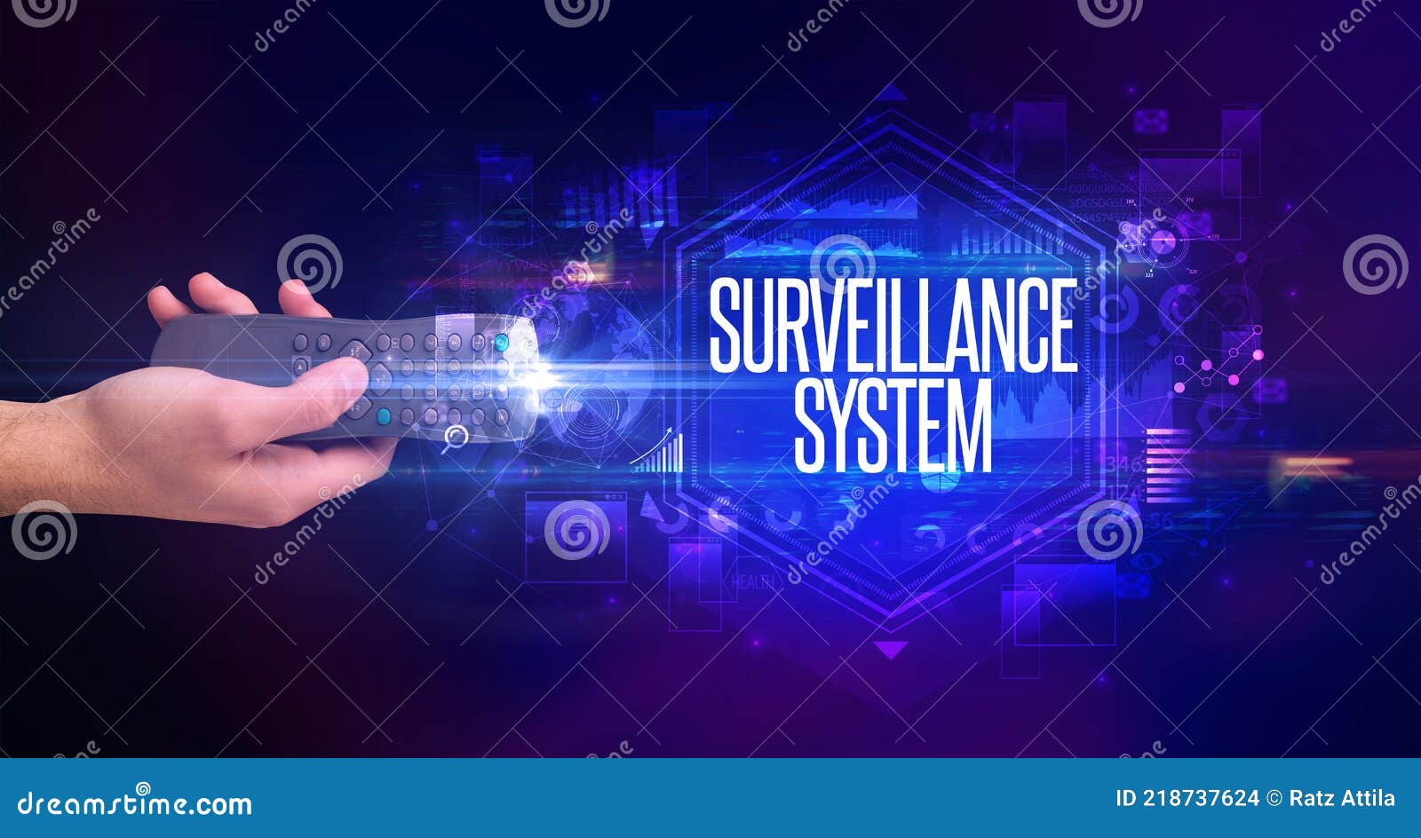 Hand Holding Wireless Peripheral, Cyber Security Concept Stock Photo ...