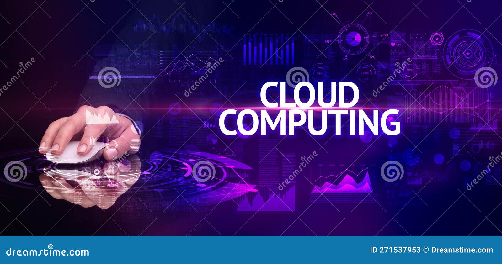 Hand Holding Wireless Peripheral, Modern Technology Concept Stock ...