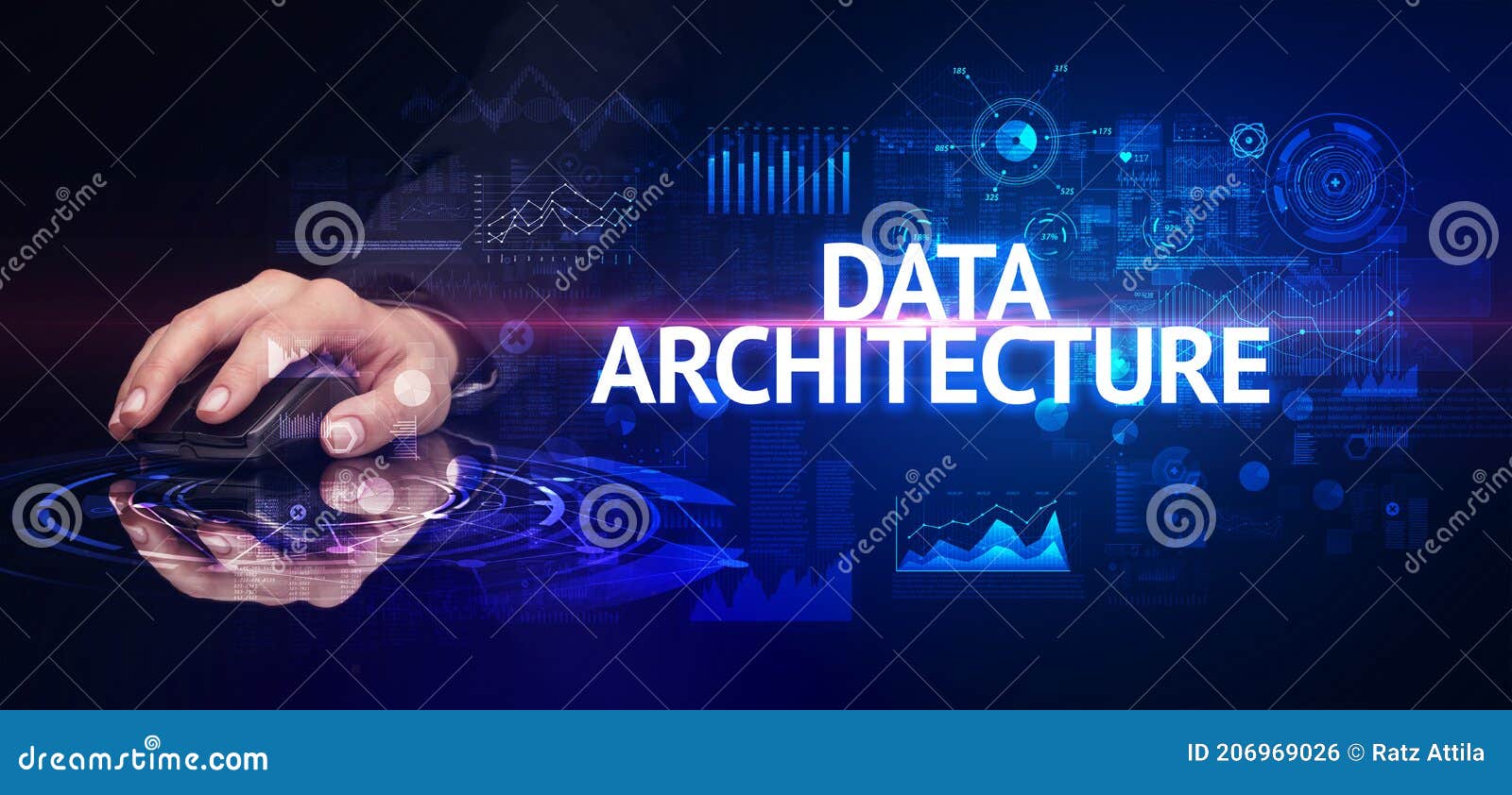 Hand Holding Wireless Peripheral, Modern Technology Concept Stock Photo ...