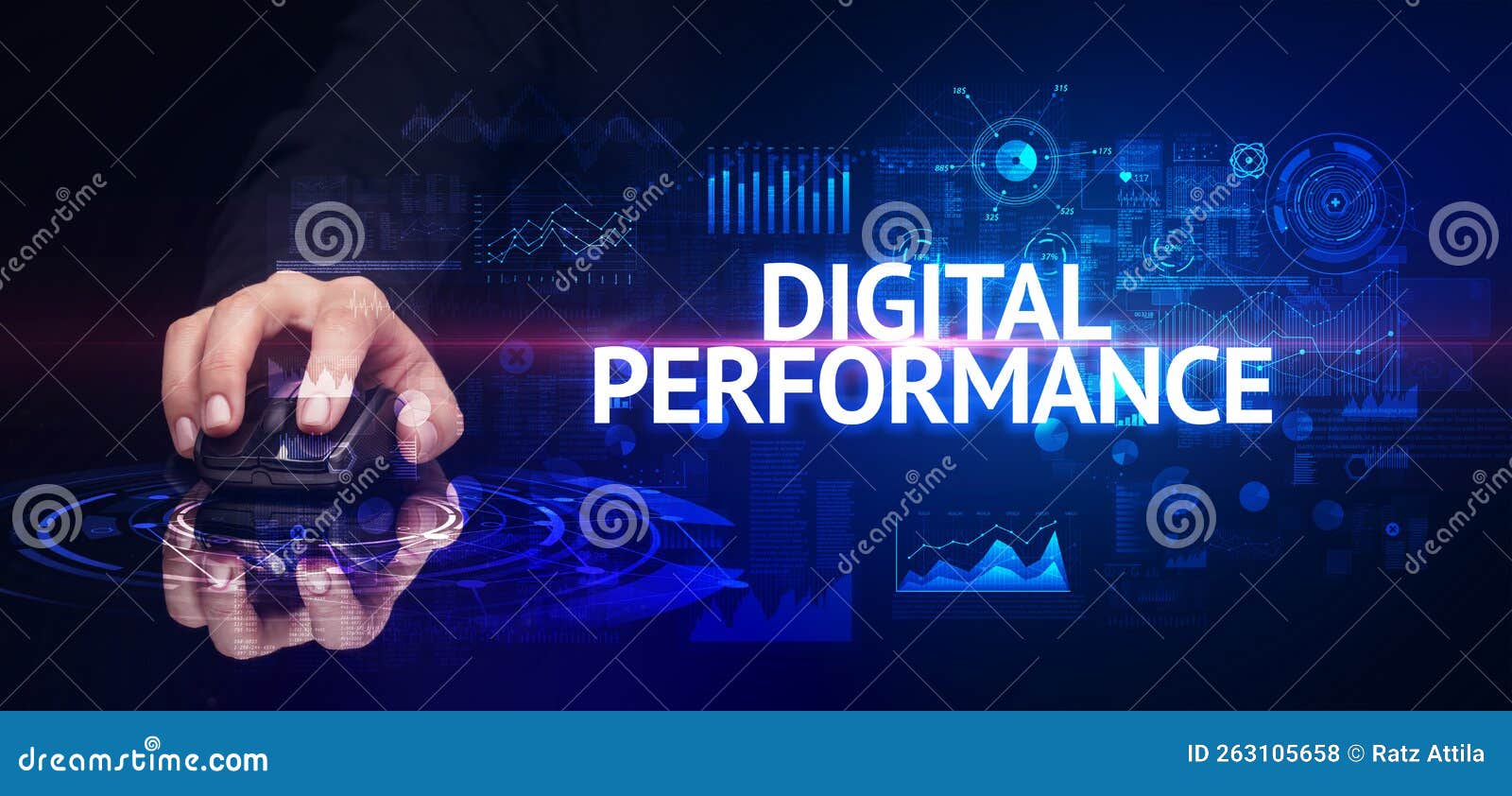 Hand Holding Wireless Peripheral, Modern Technology Concept Stock Photo ...