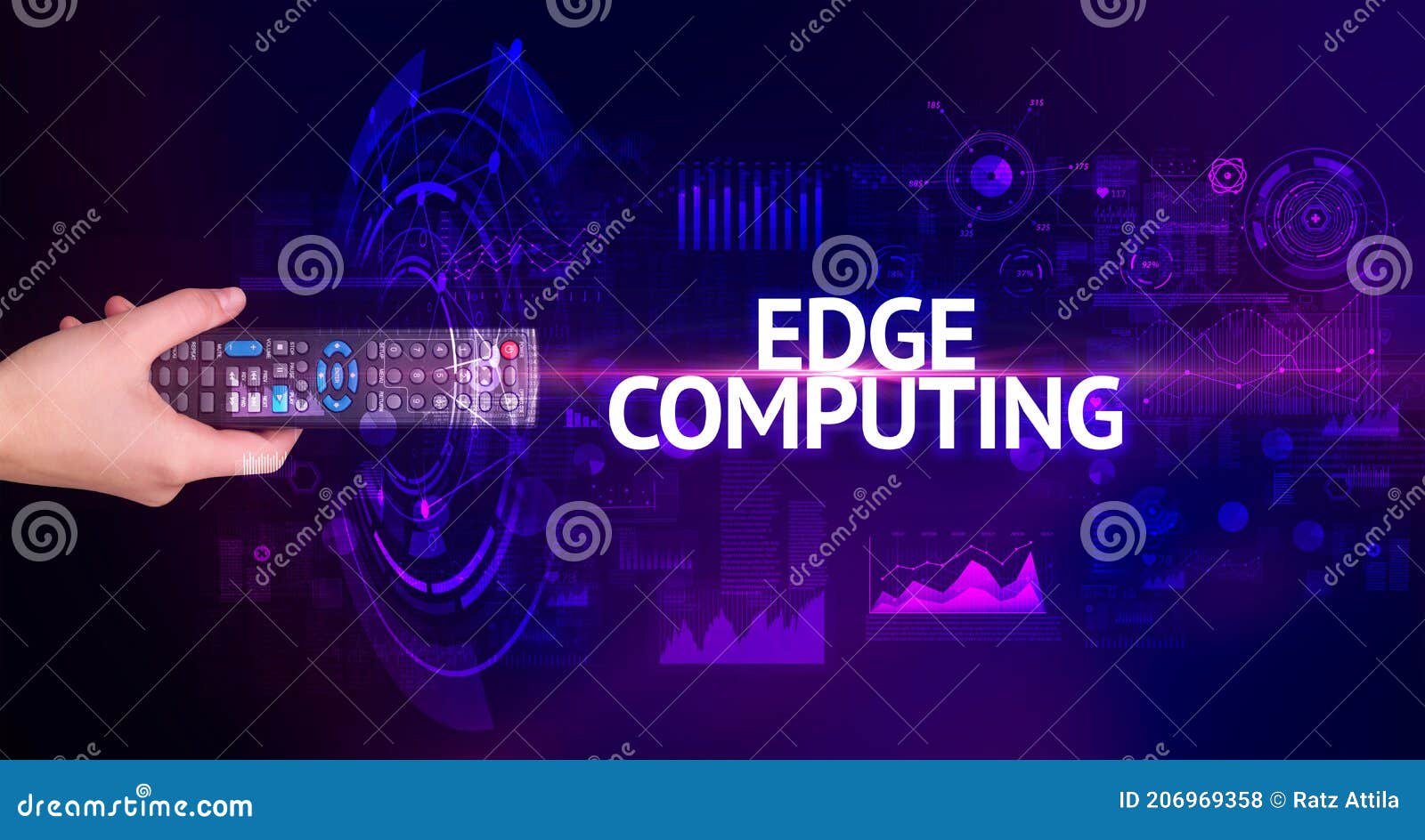 Hand Holding Wireless Peripheral, Modern Technology Concept Stock Photo ...