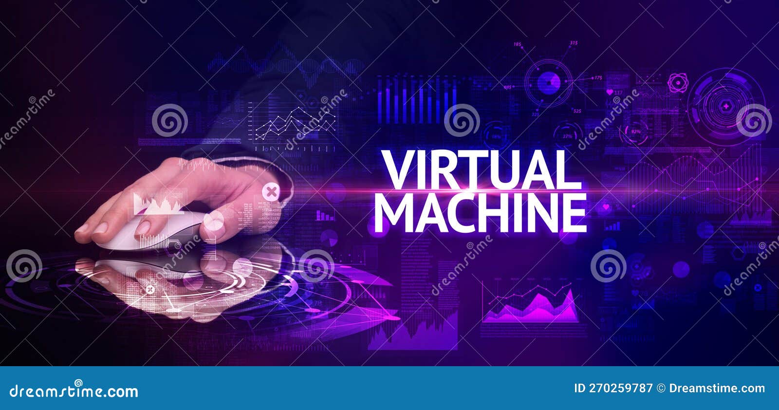 Hand Holding Wireless Peripheral, Modern Technology Concept Stock Image ...