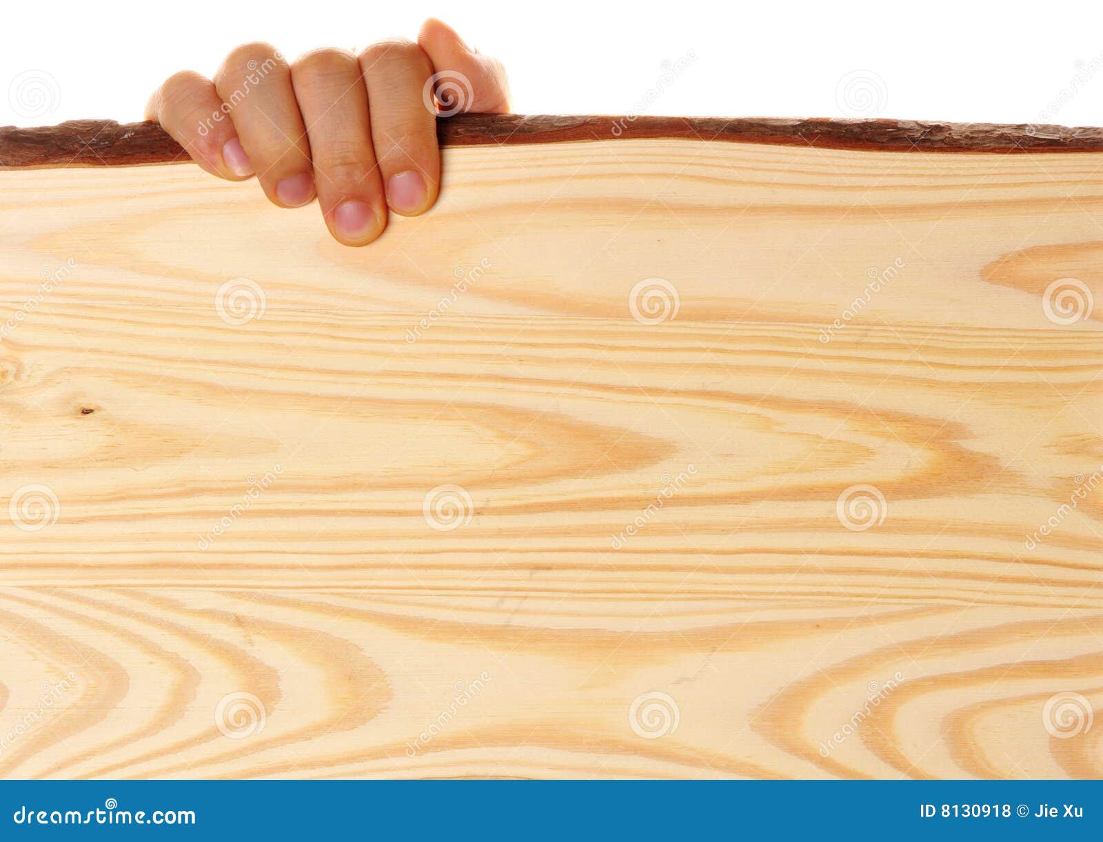 Hand holding wood board stock photo. Image of hand, finger - 8130918
