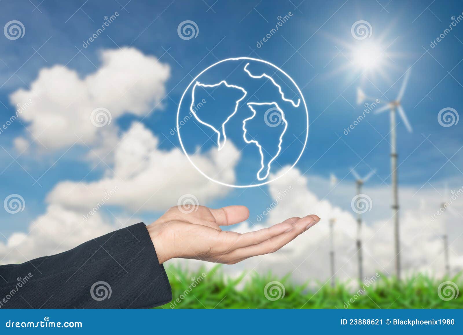 Hand Holding World Map Icon Royalty-Free Stock Photography ...