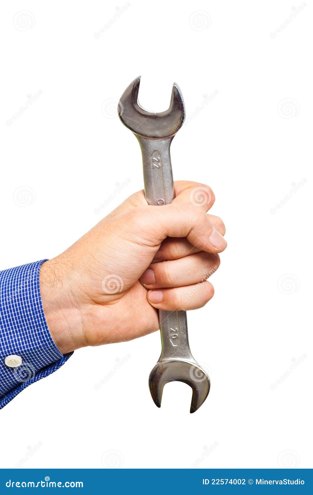 Hand holding wrench stock photo. Image of equipment, plier - 22574002