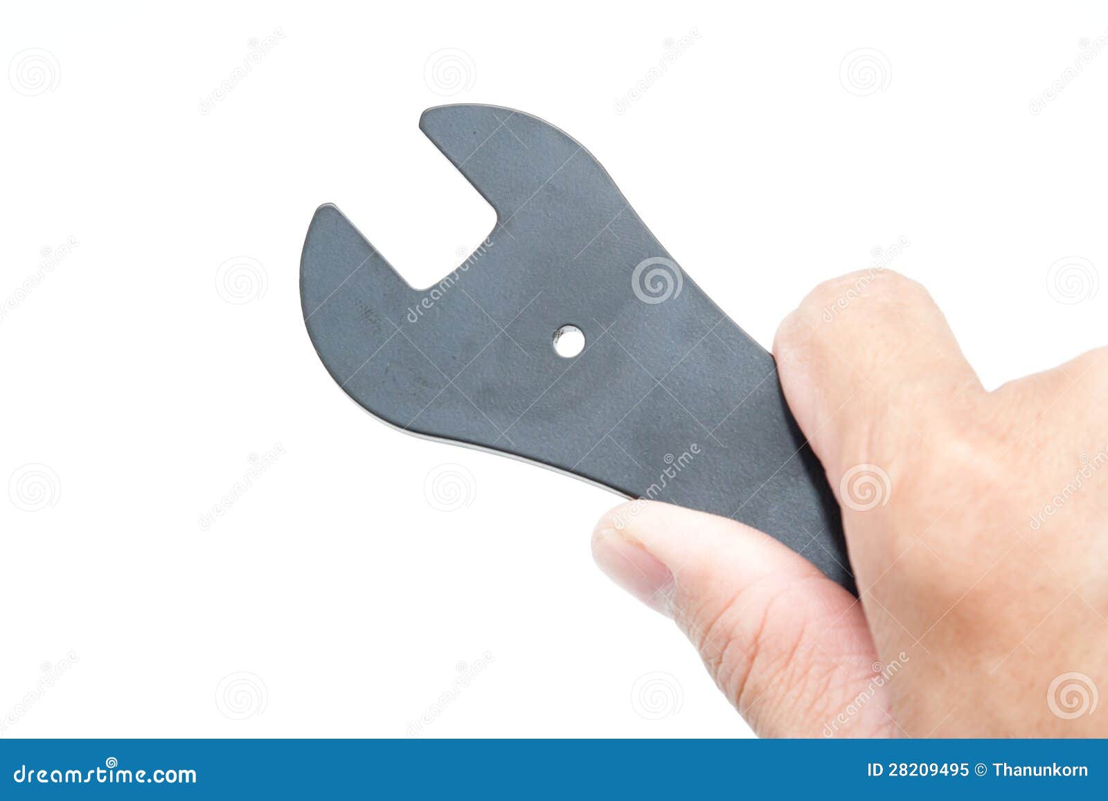 Hand holding wrench stock image. Image of tool, fixing - 28209495