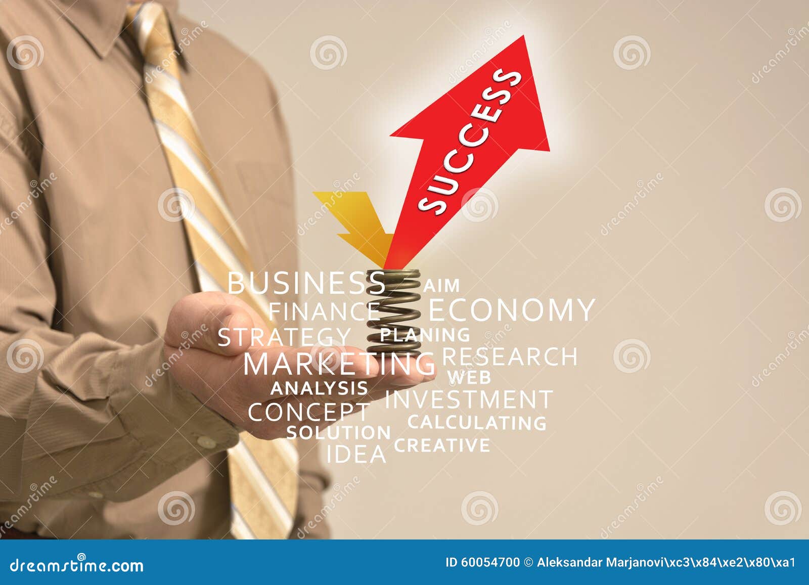 Hand Holds an Advertisement, Success Stock Photo - Image of graph, hand ...