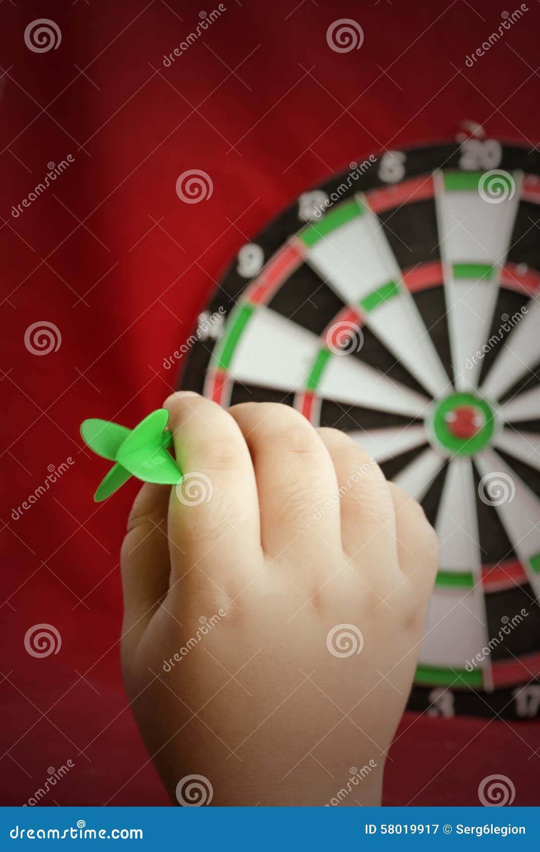 The Hand Holds a Dart for Darts. Stock Image - Image of pointing ...
