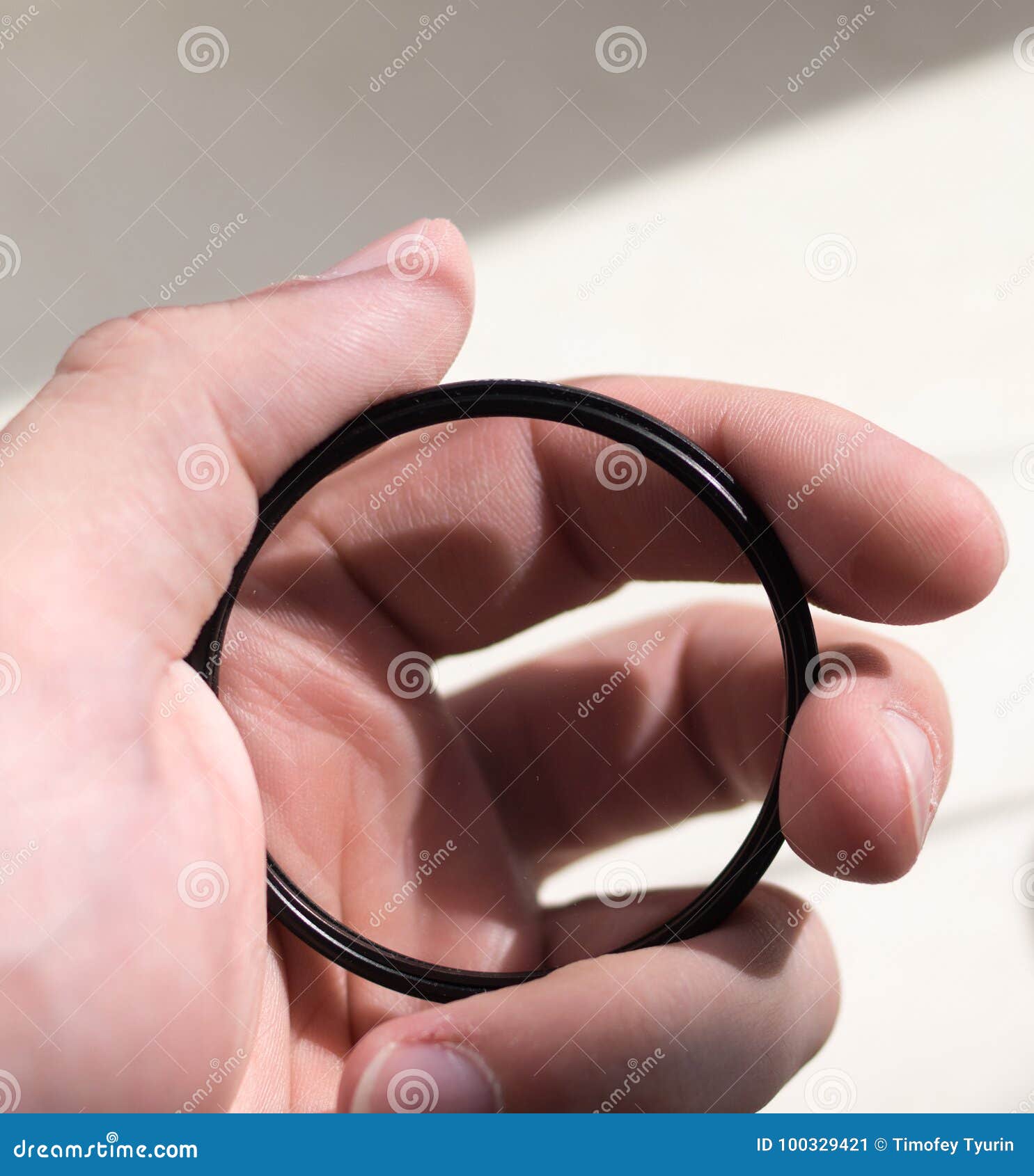 The Hand Holds the Filter. Photo, Equipment Stock Image - Image of ...