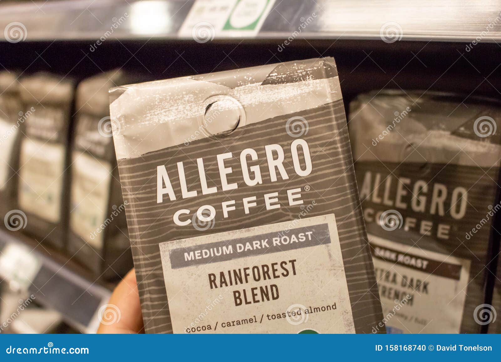 Allegro Coffee at the Store Editorial Image - Image of beans, medium ...