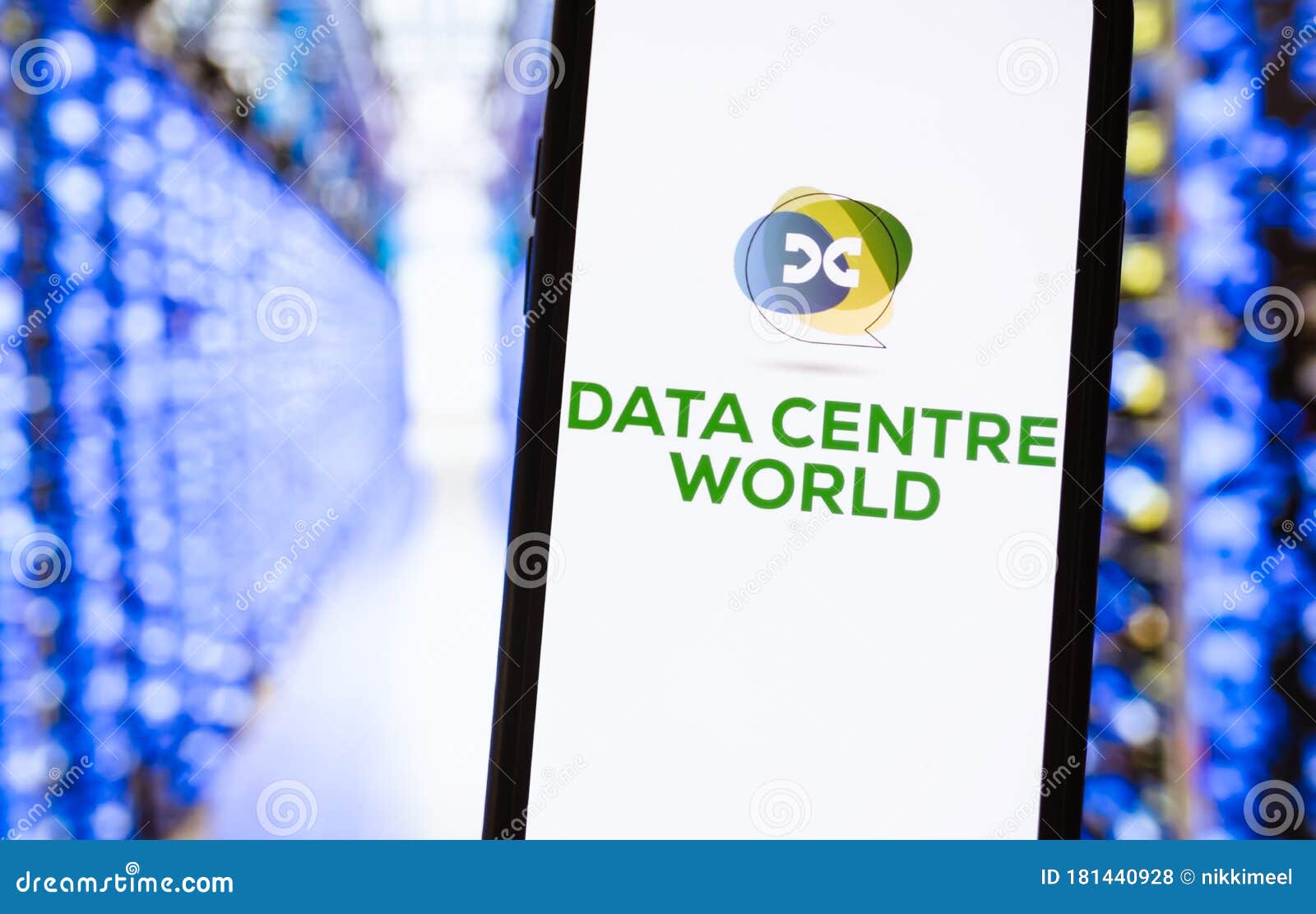 Data Centre World Logo on the Smartphone Screen. Editorial Stock Photo ...