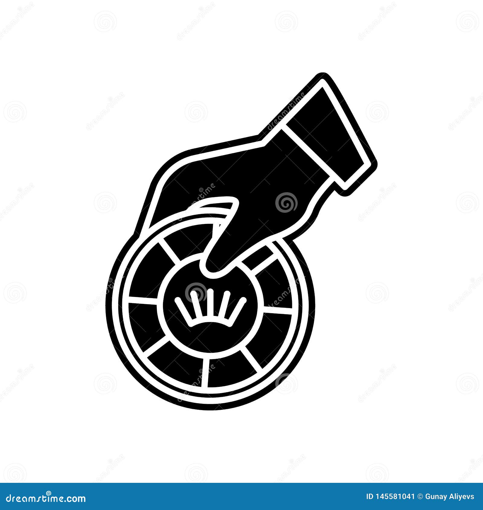 The Hand Holds a Playing Chip Icon. Element of Casino for Mobile ...