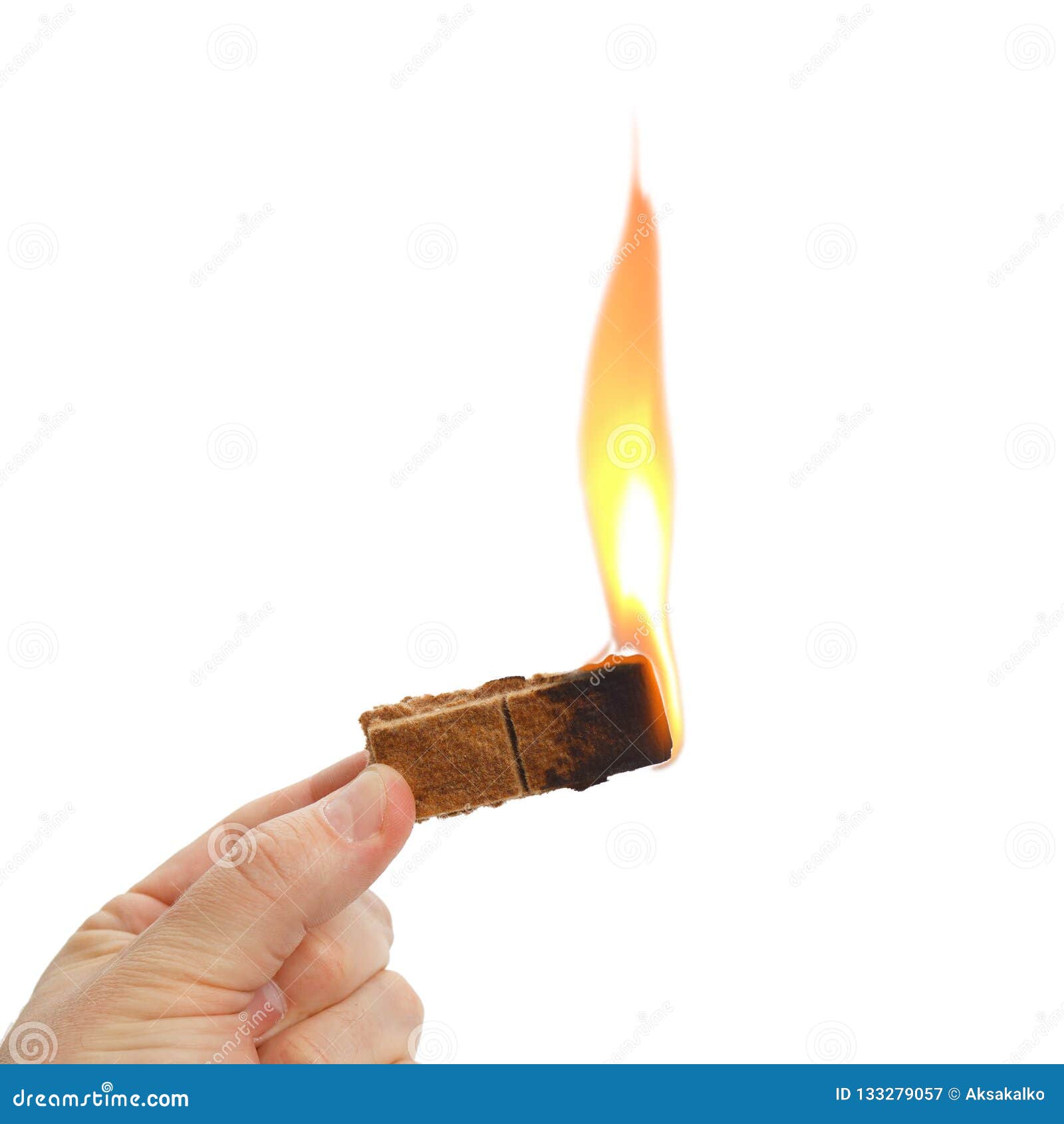 Briquette And Firelighter For BBQ Royalty-Free Stock Image ...