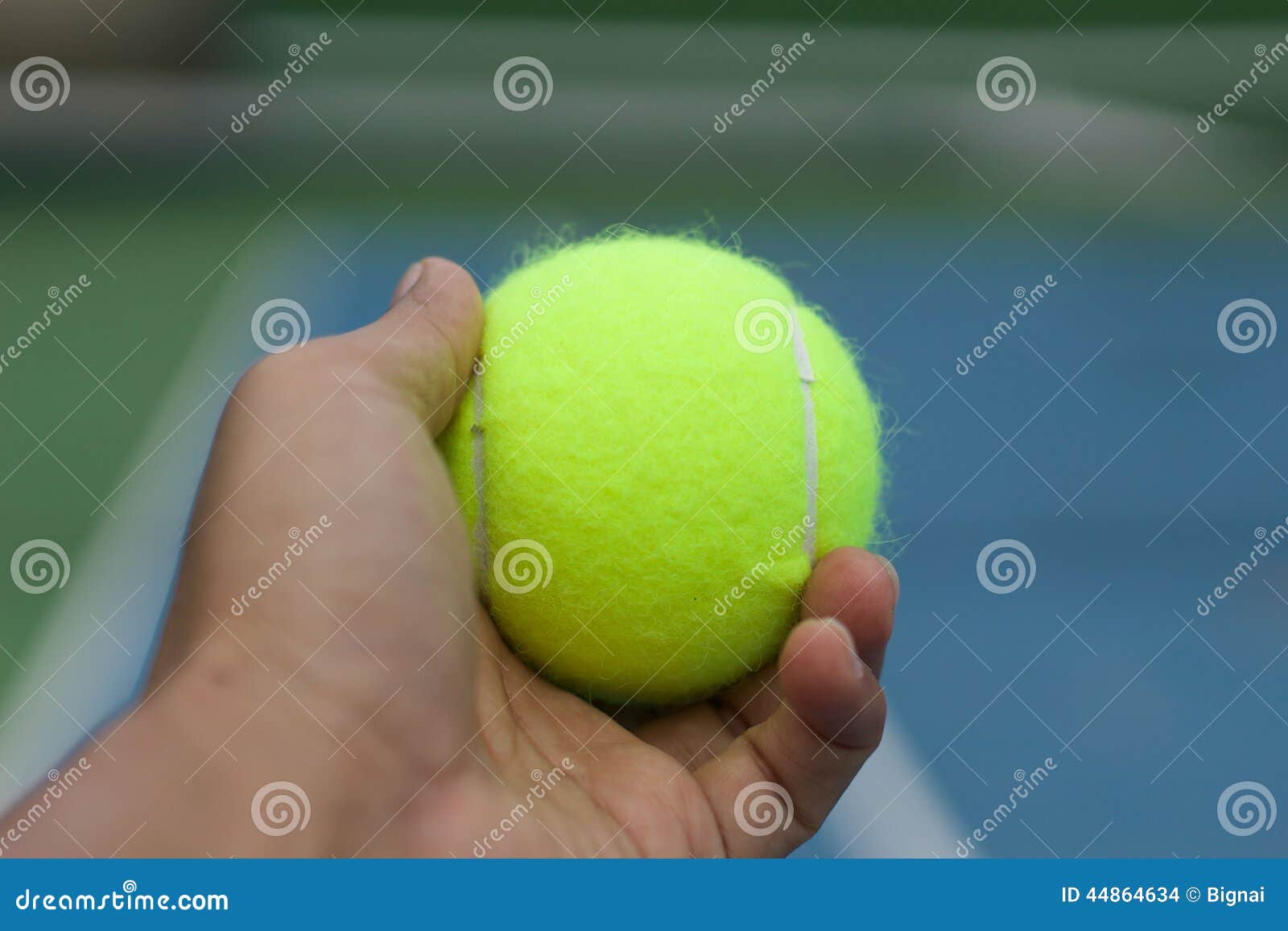 Hand hole tennis ball stock photo. Image of healthy, contest - 44864634