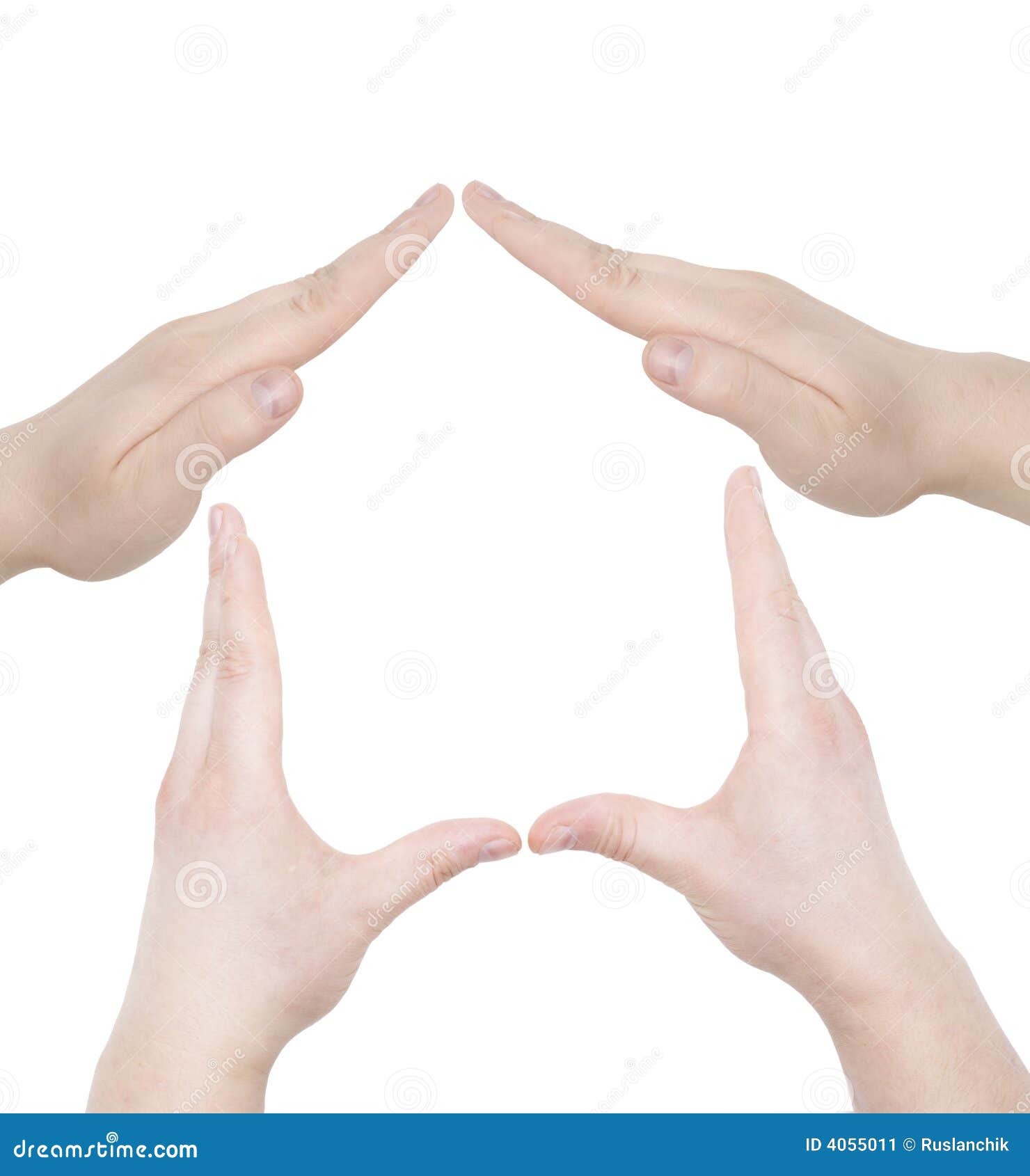 Hand home gesture stock image. Image of built, construction - 4055011