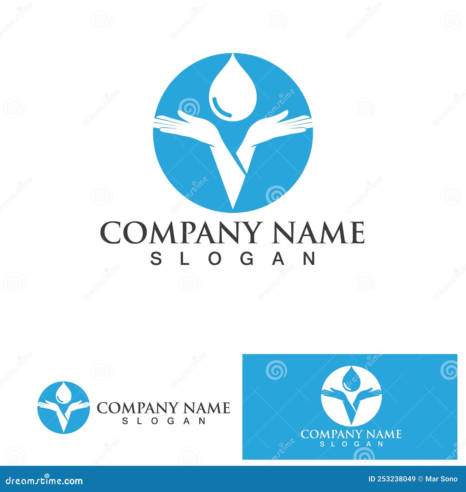 Hand Hope Logo and Symbol Vector Template Stock Vector - Illustration ...