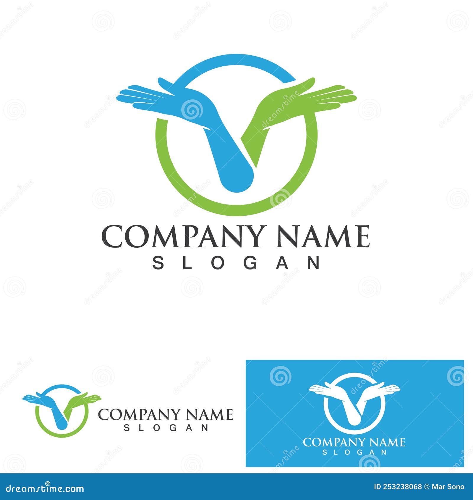 NNHand Hope Logo and Symbol Vector Template Stock Vector - Illustration ...