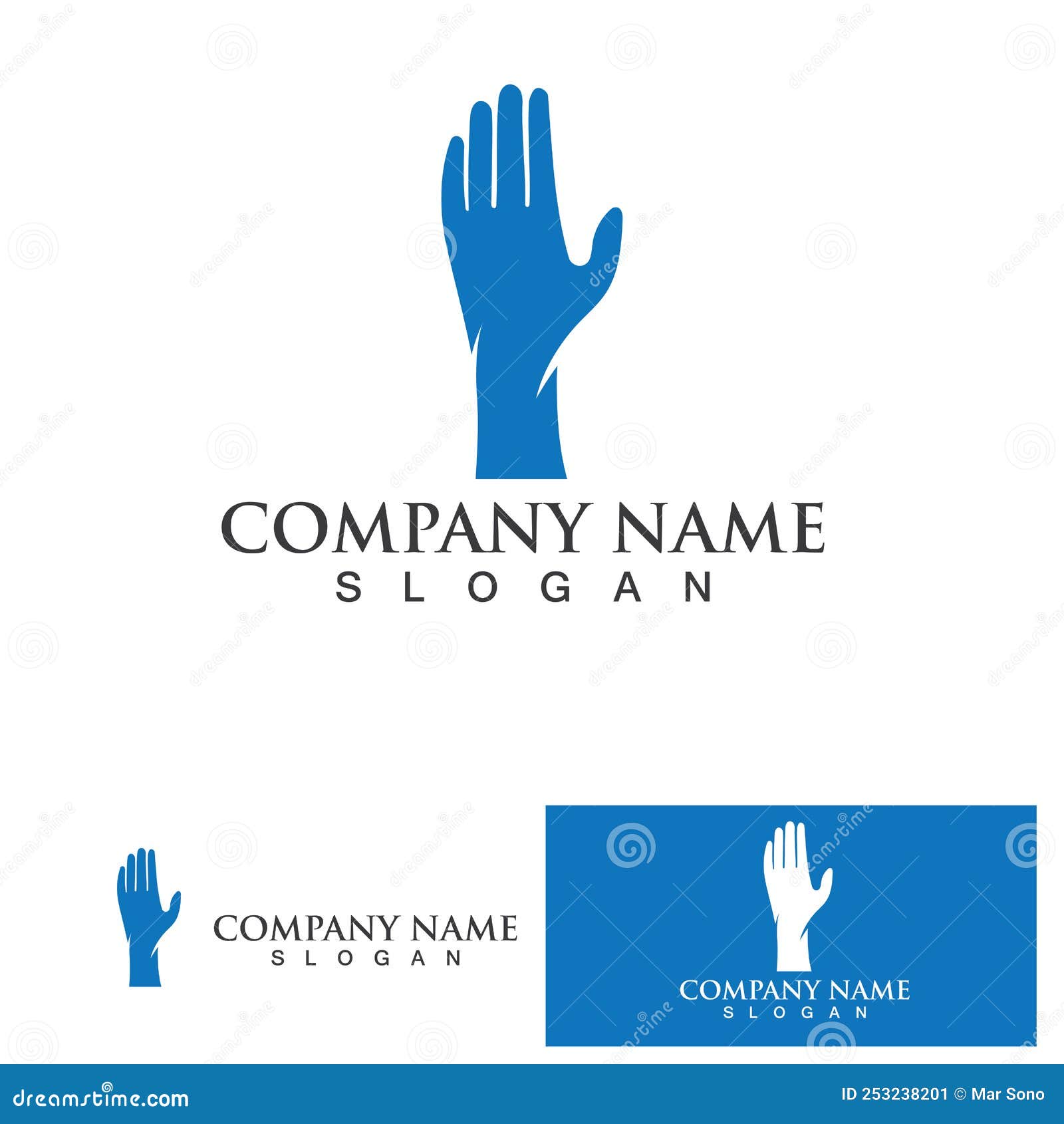 Hand Hope Logo and Symbol Vector Template Stock Vector - Illustration ...