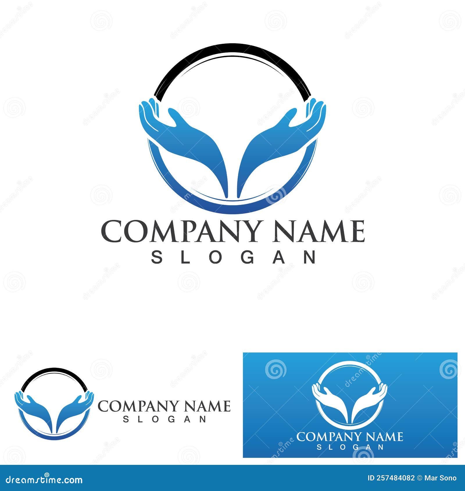 Hand Hope Logo and Symbol Vector Template Stock Vector - Illustration ...