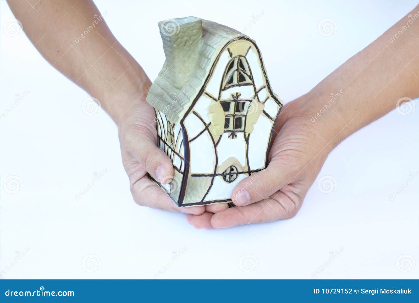 Hand and house stock photo. Image of investment, cash - 10729152