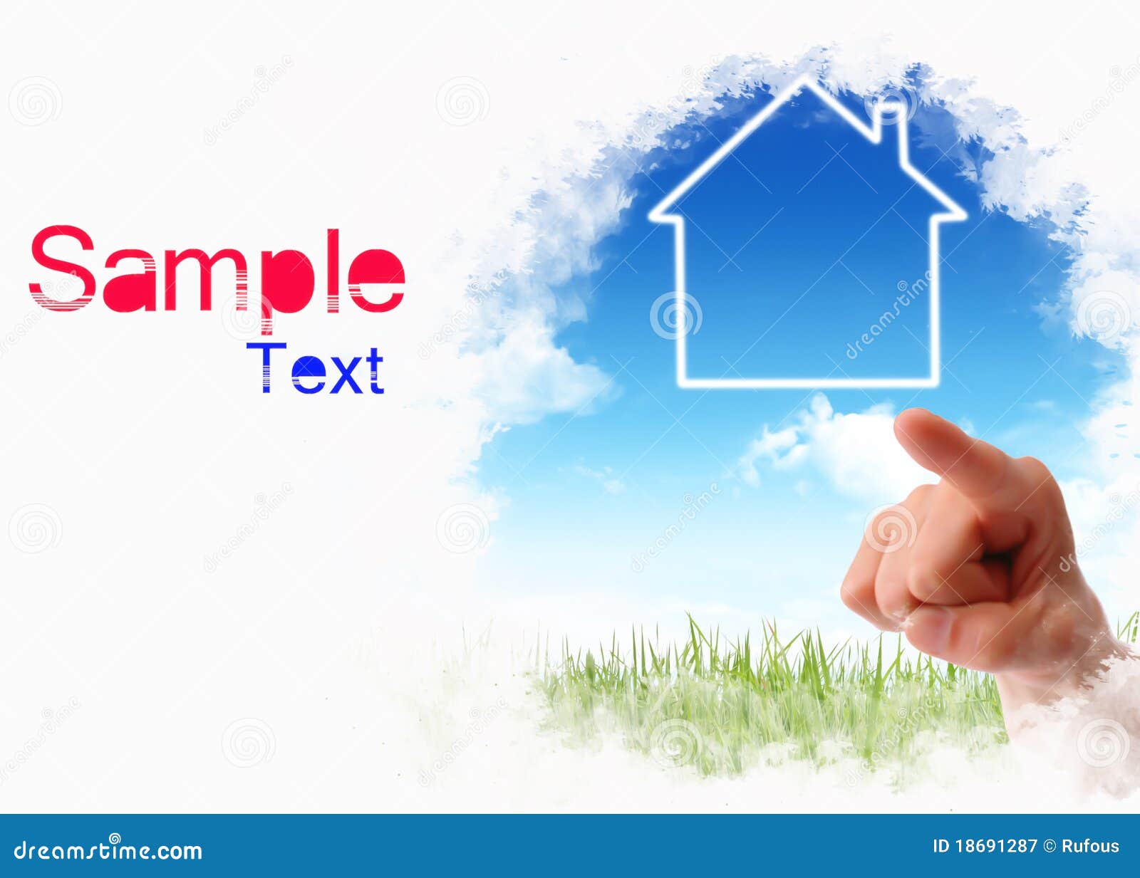 Hand house stock image. Image of building, invest, estate - 18691287