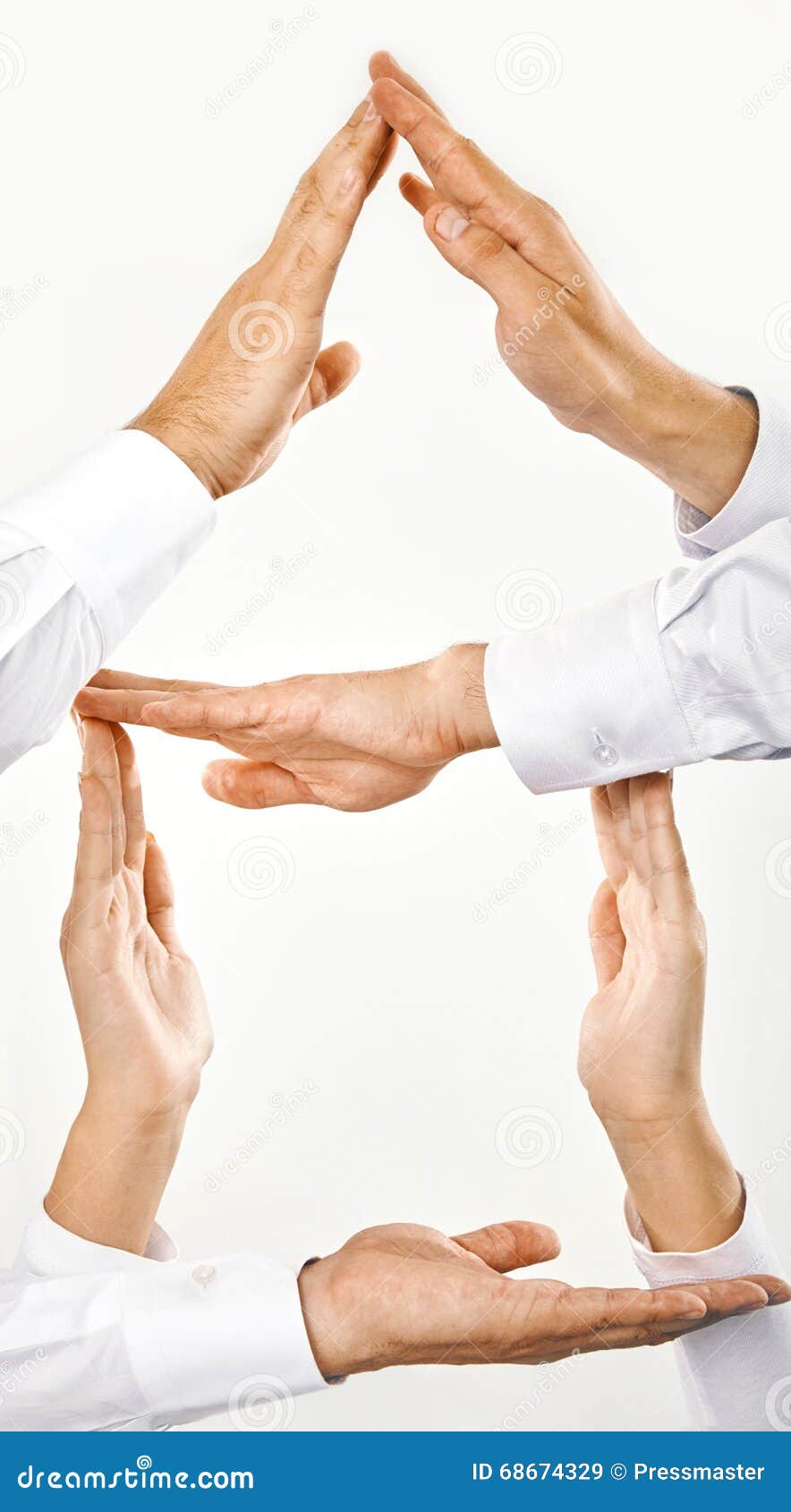 Hand house stock image. Image of group, gesture, join - 68674329