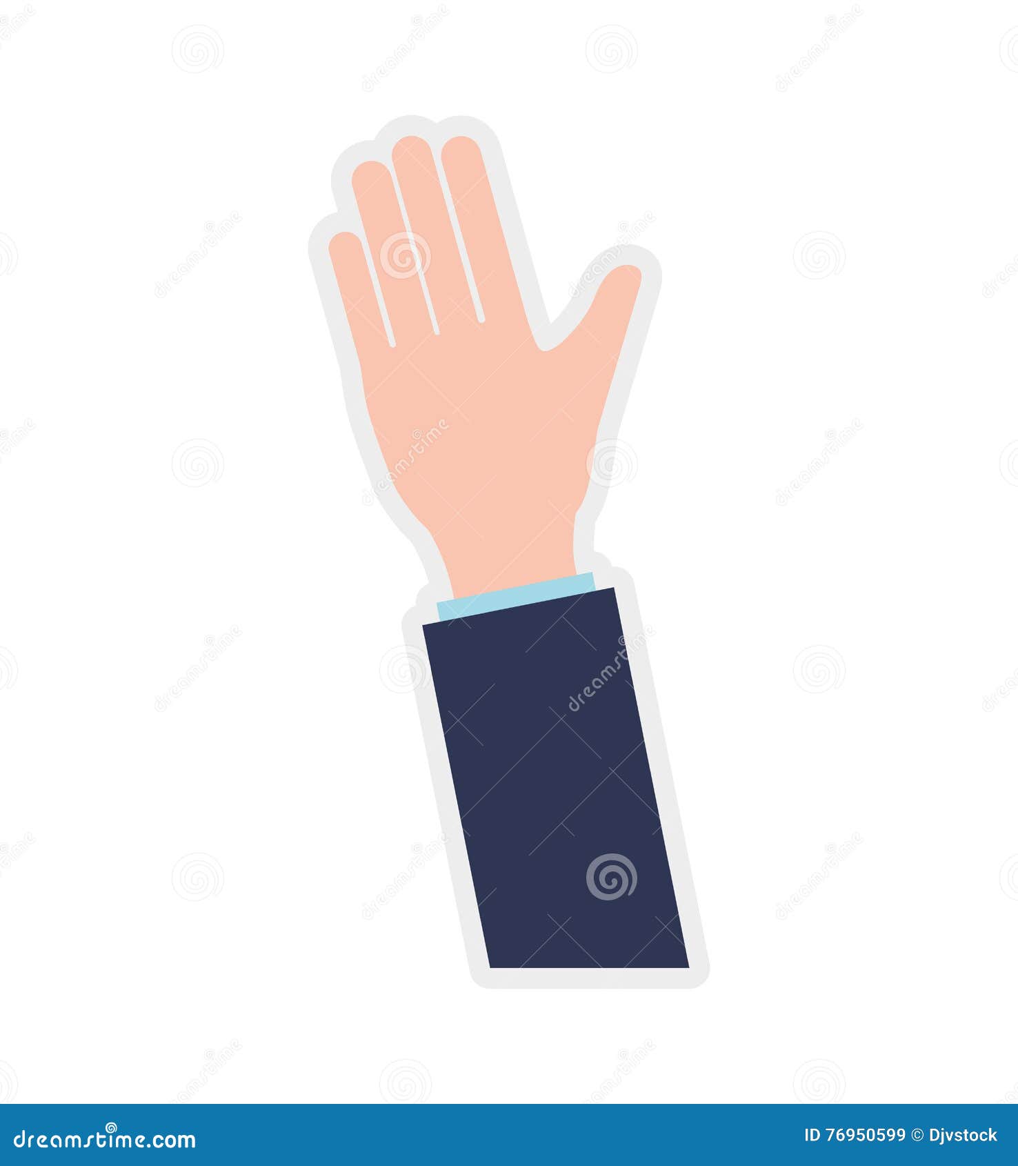 HELP Gesture Asl. Hand Gesture, Palm And Fist. Vector Illustration ...