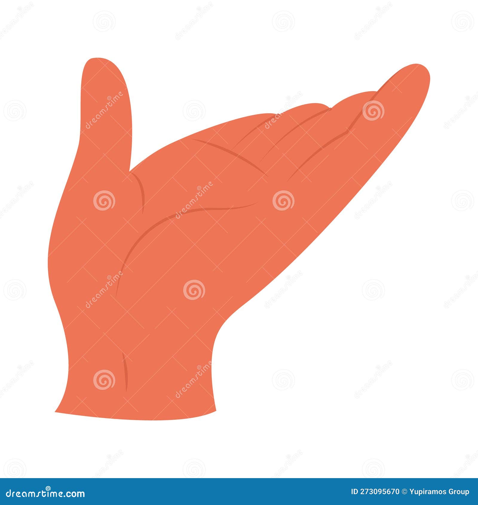 Hand human lifting stock vector. Illustration of position - 273095670