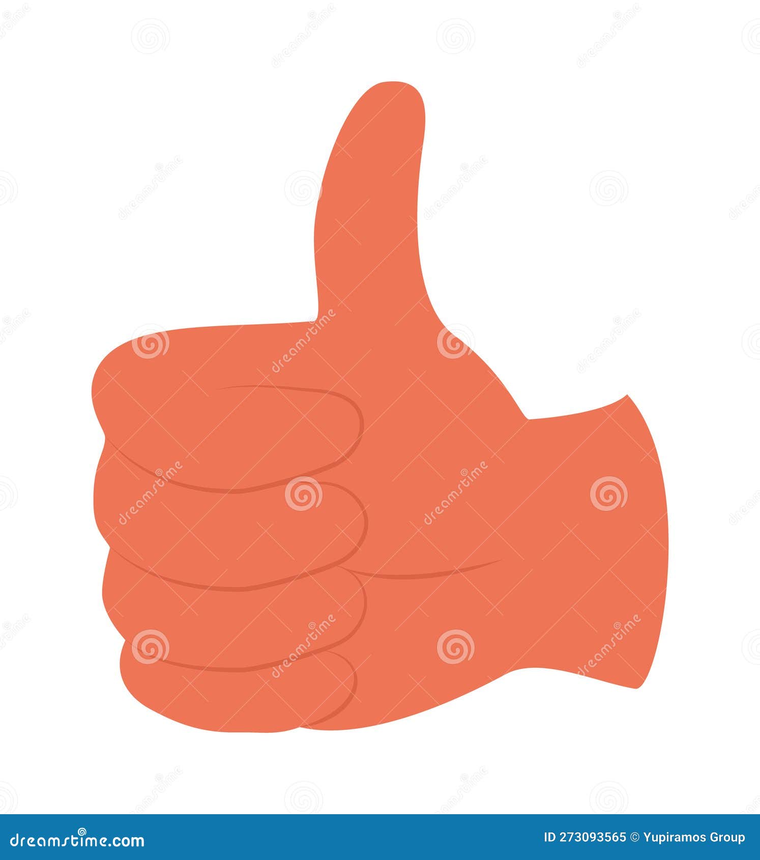 Hand human like stock vector. Illustration of position - 273093565