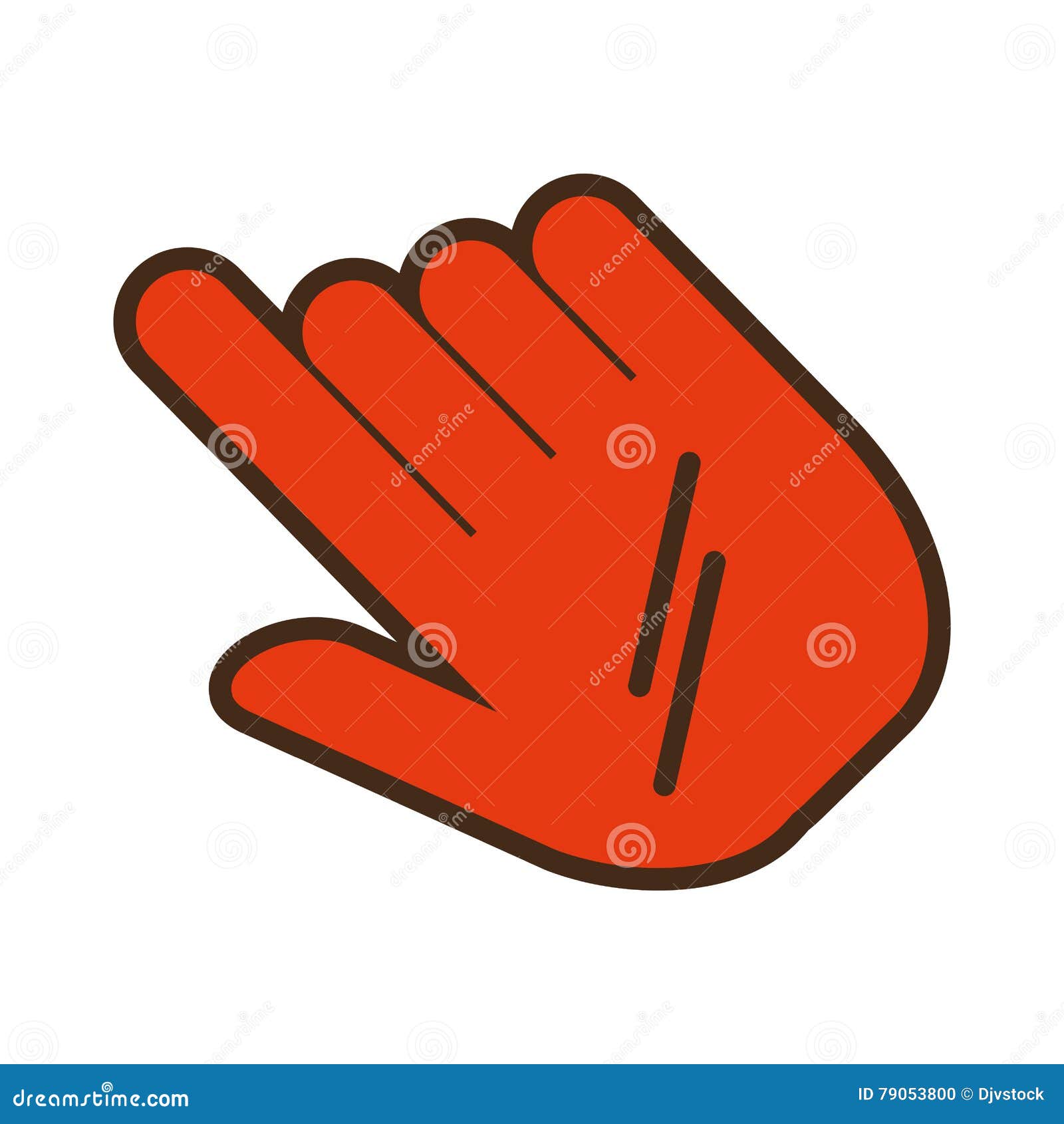 Hand human pointer index stock vector. Illustration of success - 79053800