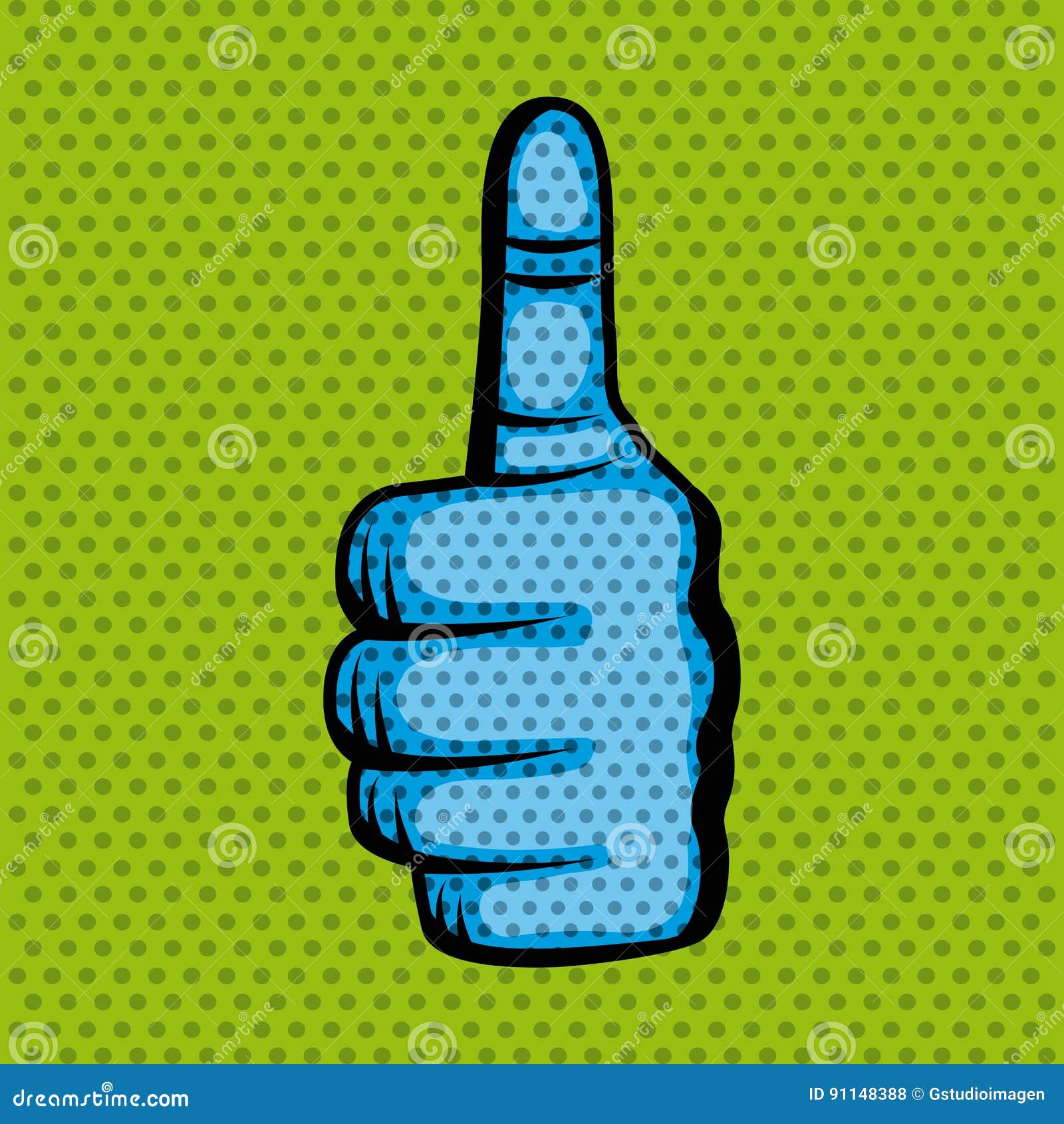 Hand Human Symbol Isolated Icon Stock Vector - Illustration of gesture ...