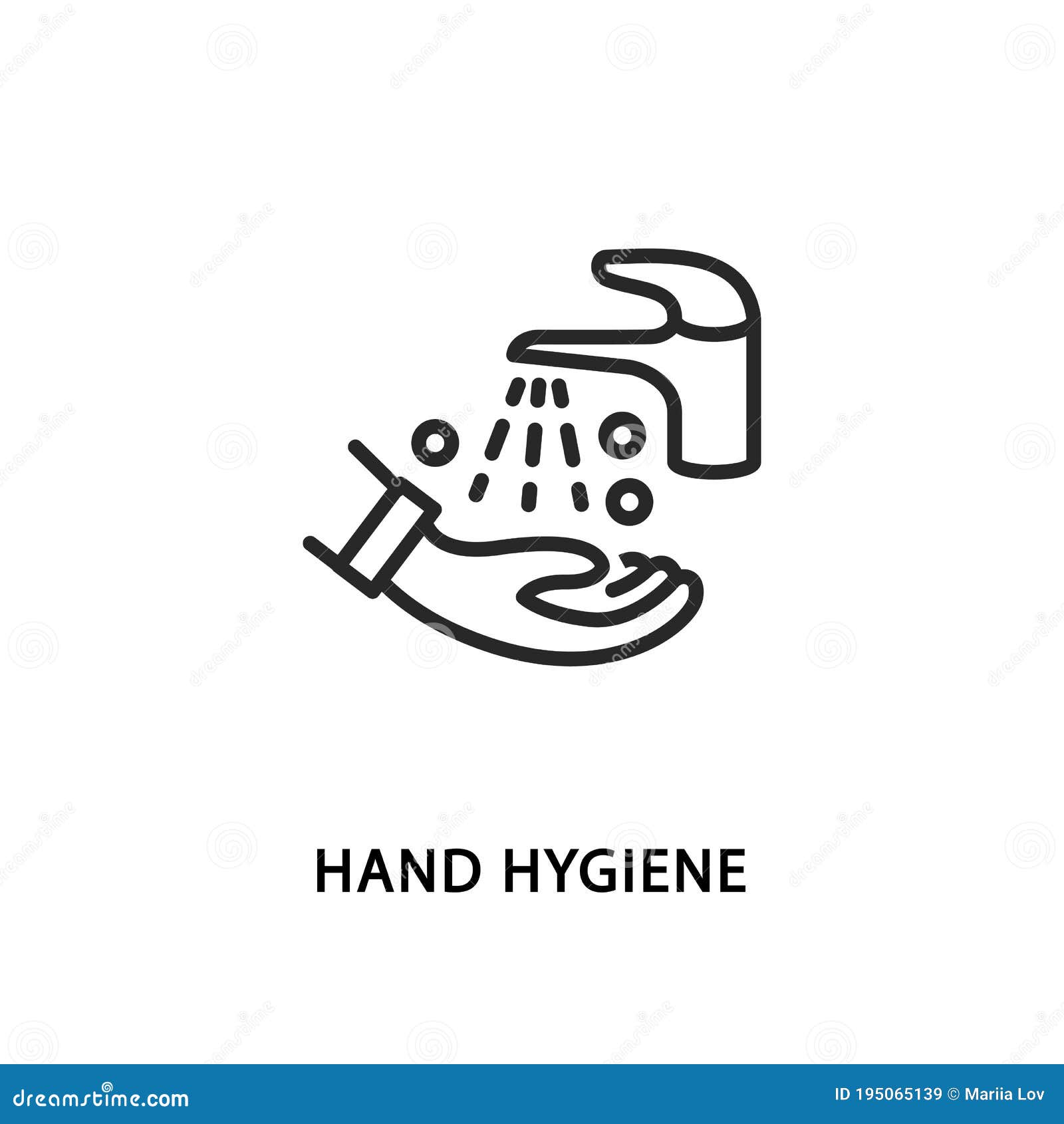Hygiene Line Icons. Cleaning And Clean Vector Silhouette Signs For ...