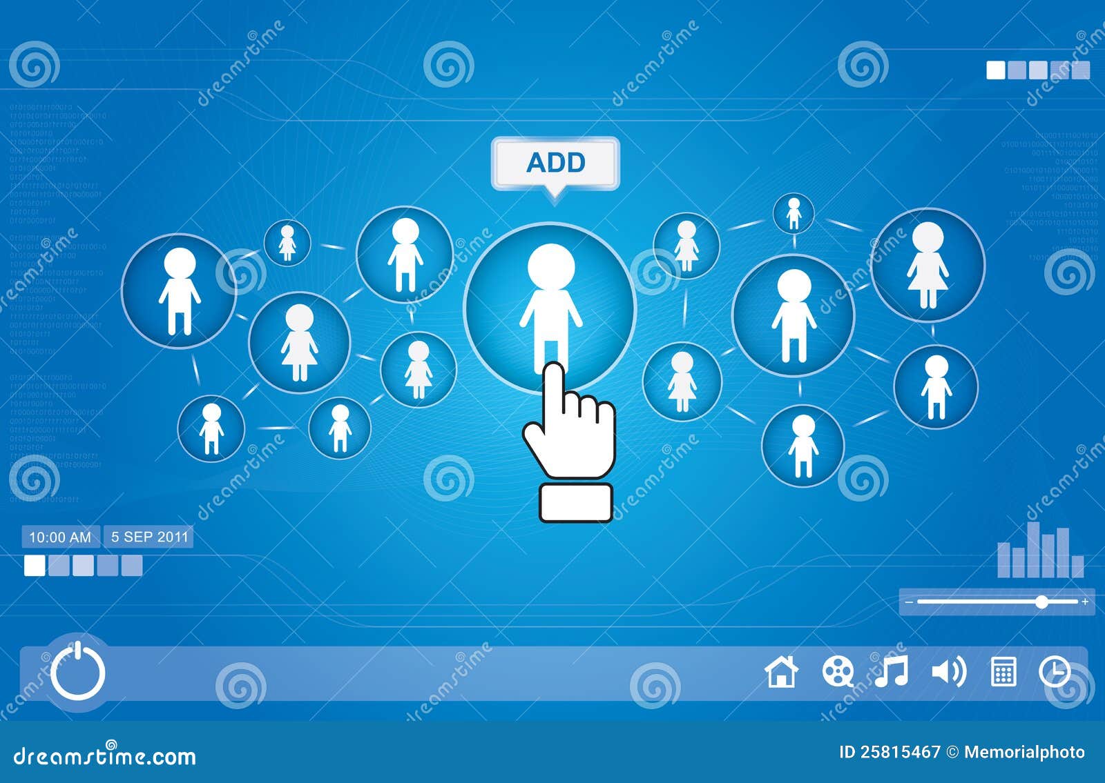 Hand Icon Pushing Icon Person Stock Vector - Illustration of choice ...