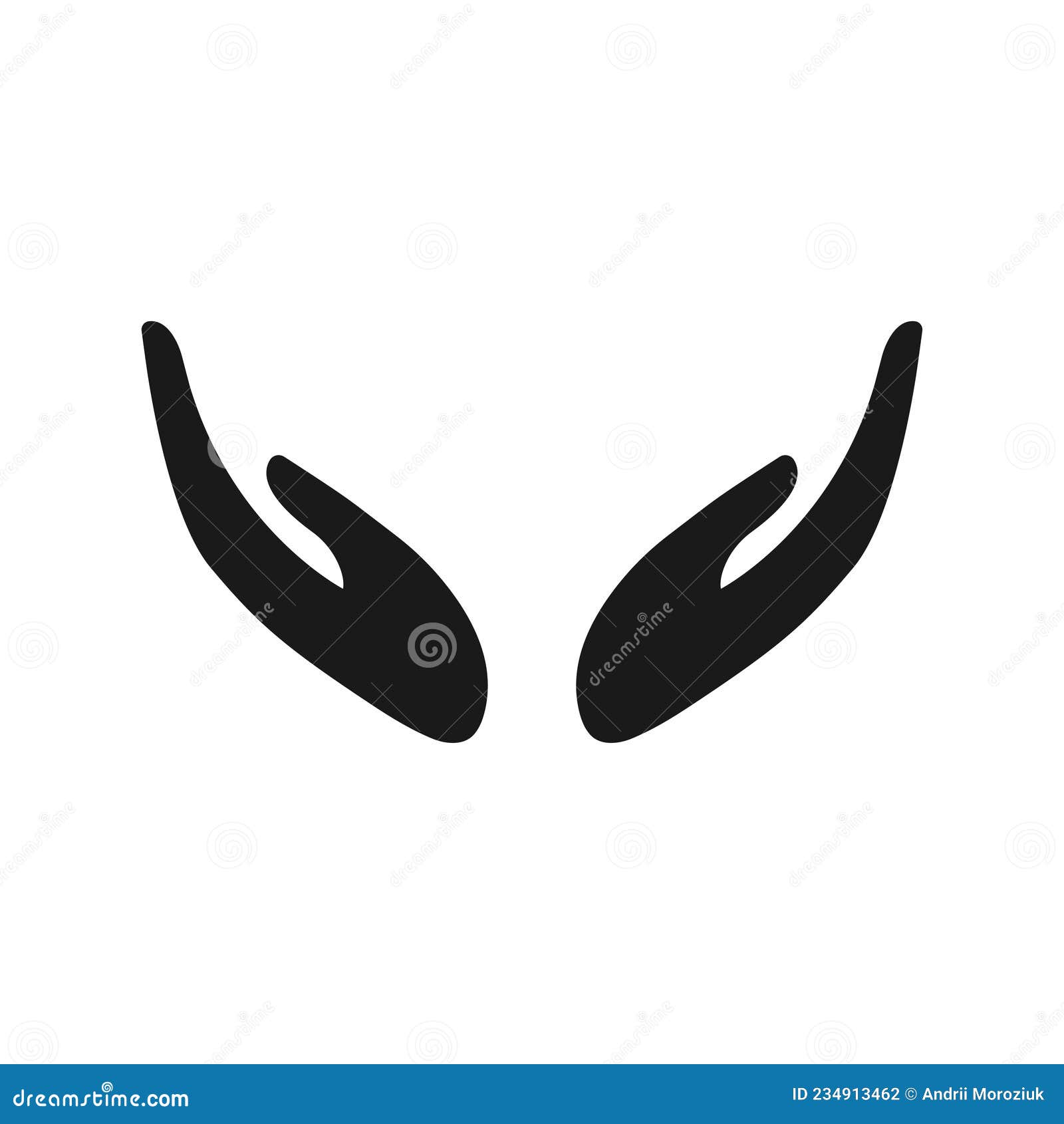 Hand Icon. Support and Protection Stock Illustration - Illustration of ...