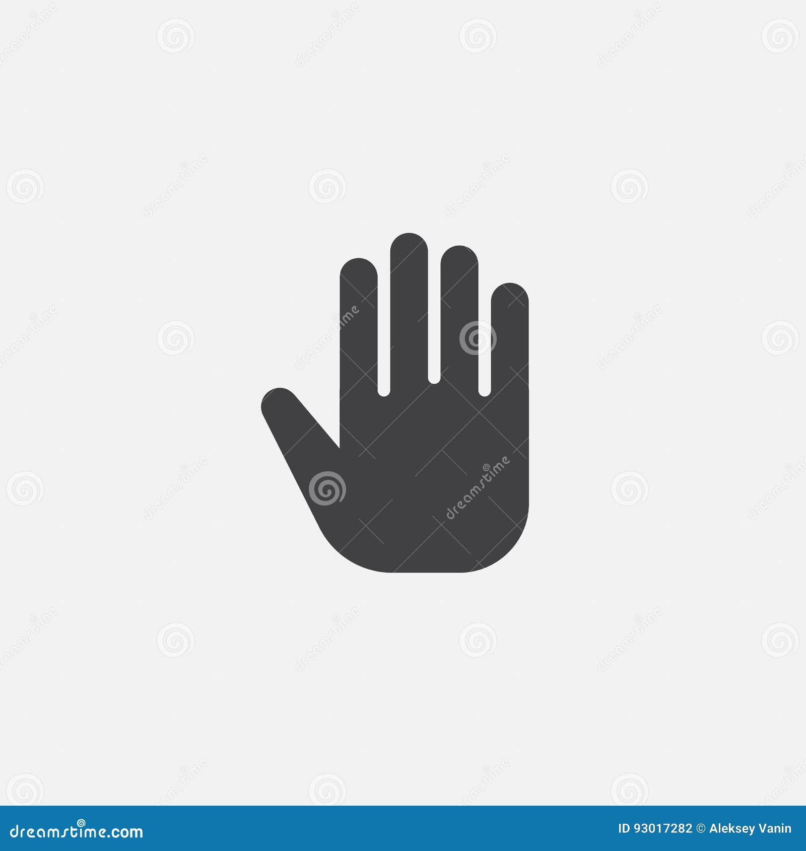 Hand Icon Vector Illustration Isolated on White . Stock Vector ...