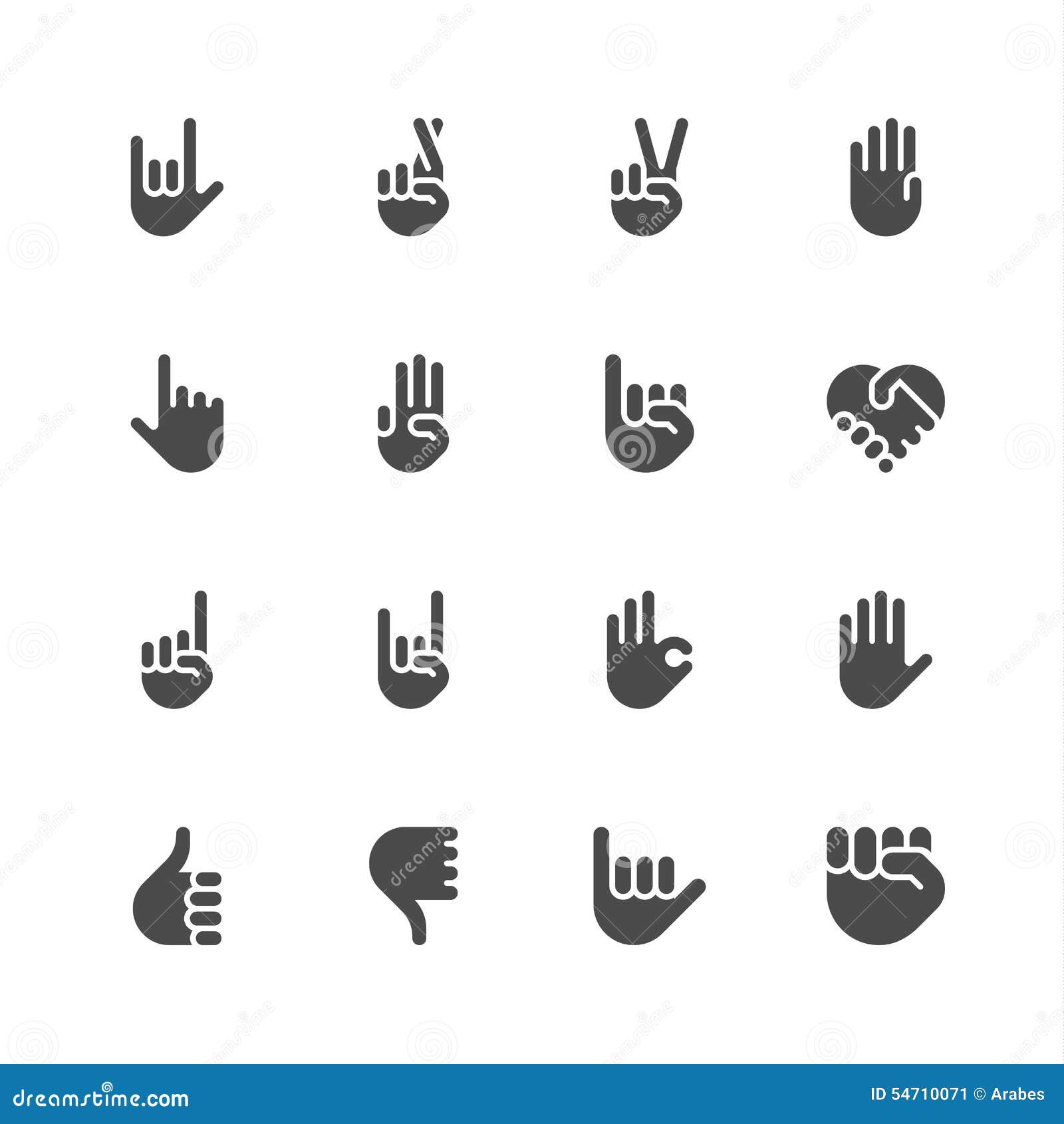 Swear Icons Set. Censored Symbols Substituting Rude And Expletive Words ...